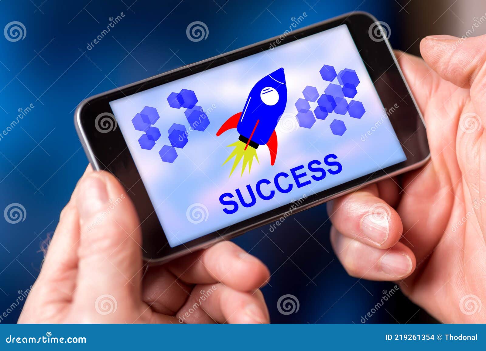 Success Concept on a Smartphone Stock Photo - Image of smartphone ...