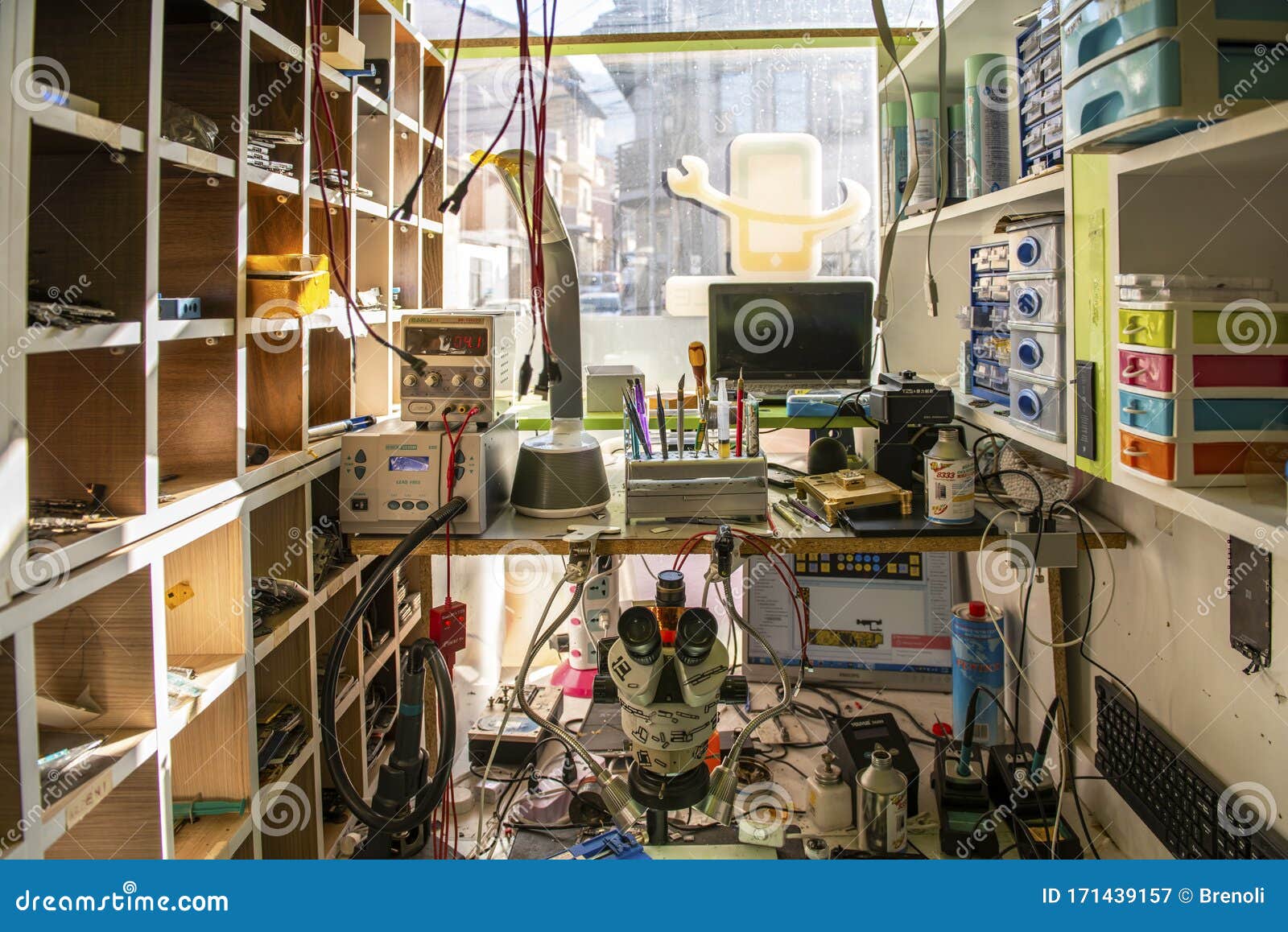 Smartphone service stock image. Image of equipment, exposed - 171439157