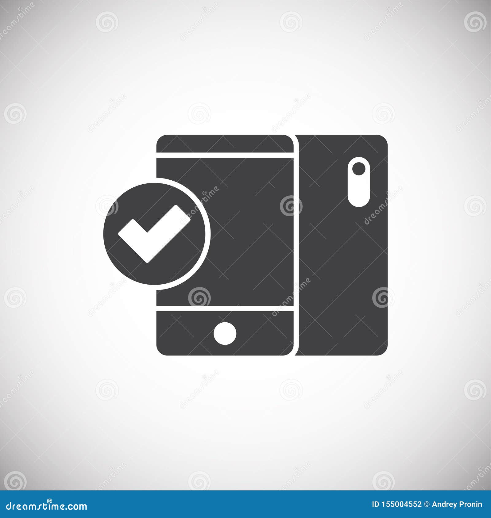 Smartphone Service Related Icon on Background for Graphic and Web ...