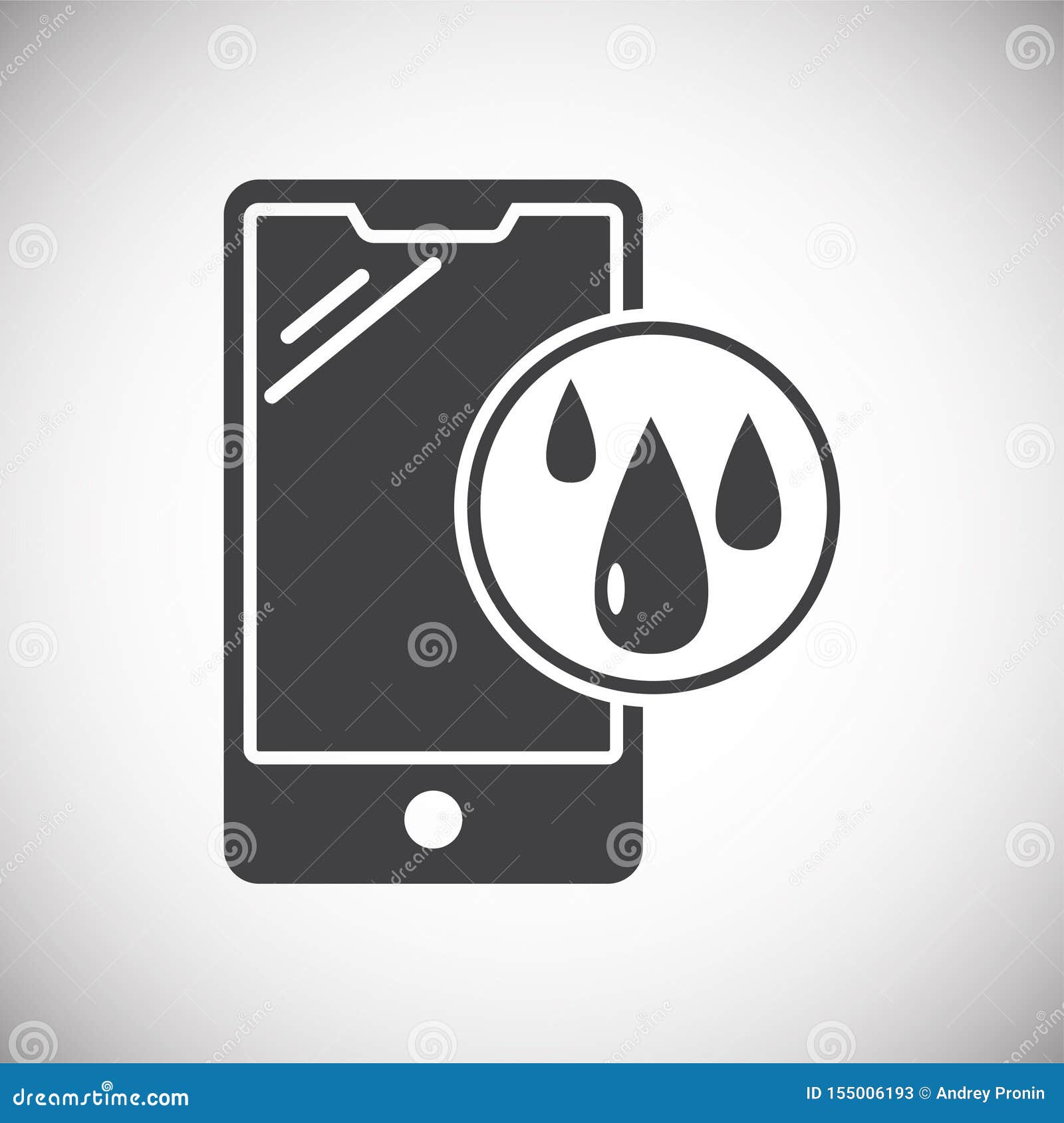 Smartphone Service Related Icon on Background for Graphic and Web ...