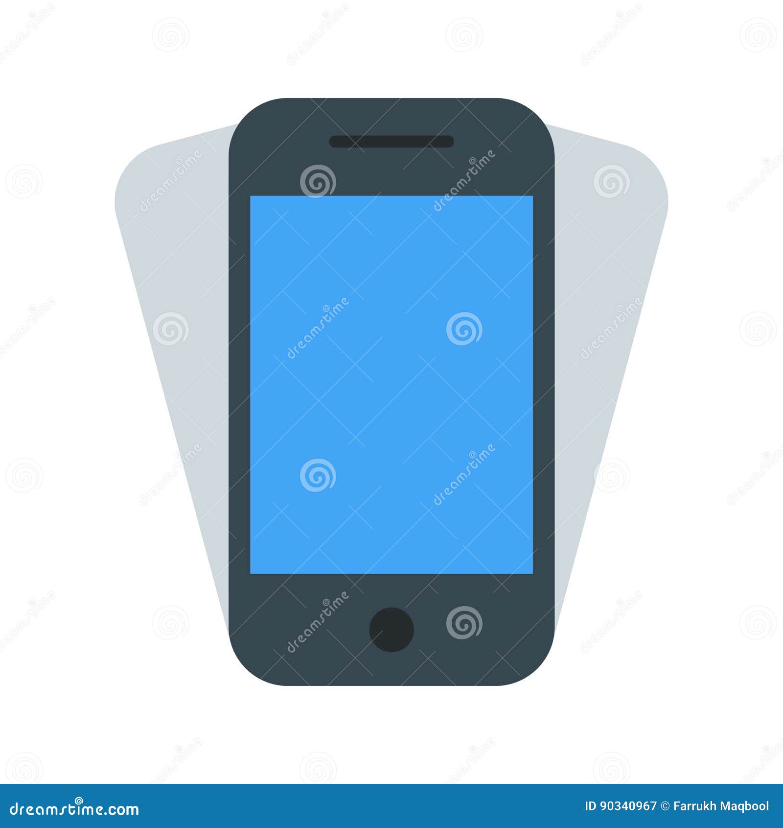 Smartphone Shake stock vector. Illustration of concept - 90340967