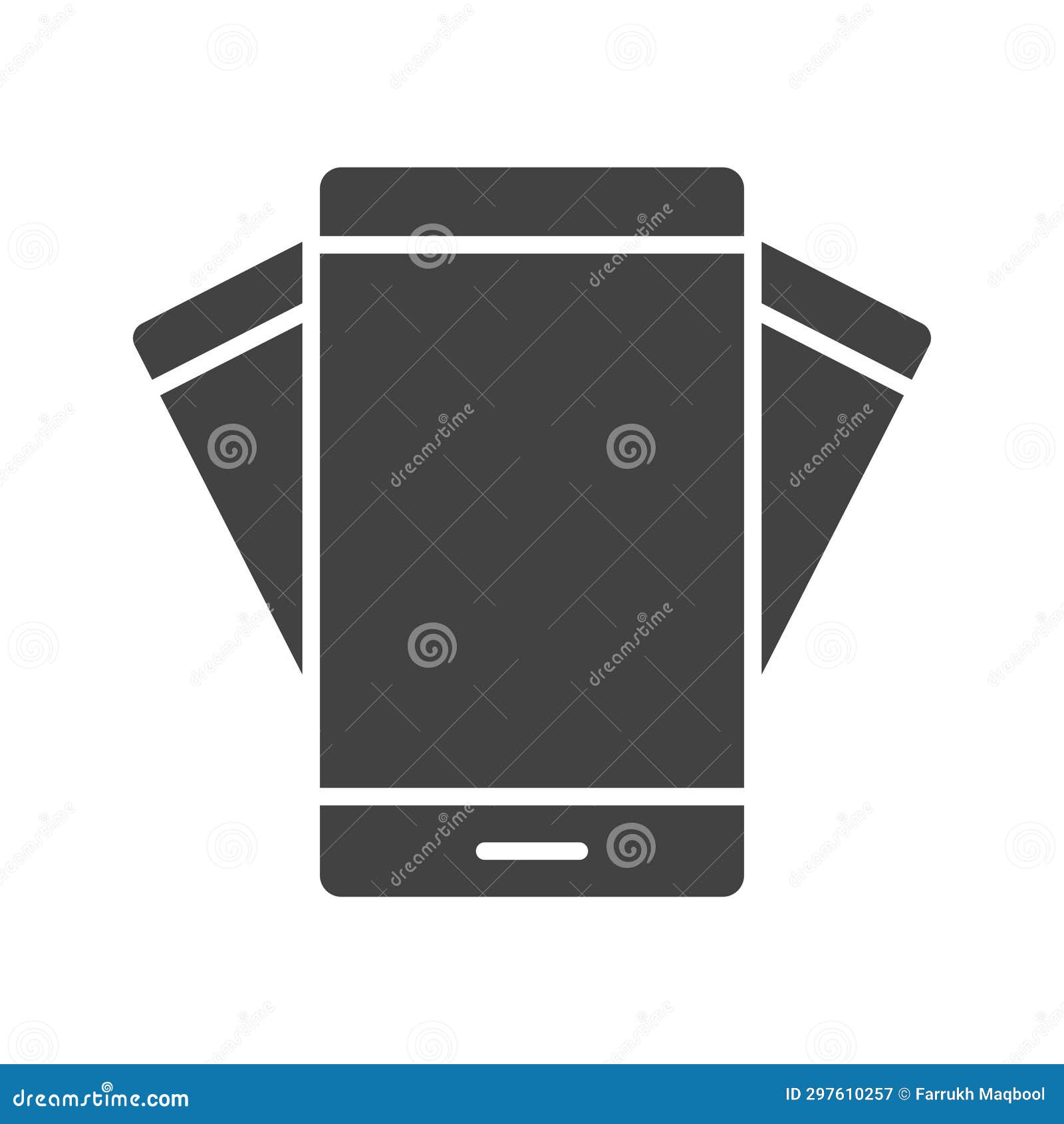 Smartphone Shake Icon Vector Image. Stock Vector - Illustration of ...