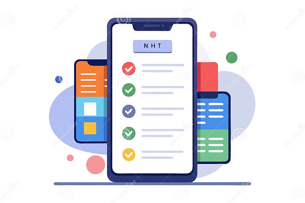 A Smartphone Showcases a Versatile Note List Featuring Checkboxes and ...