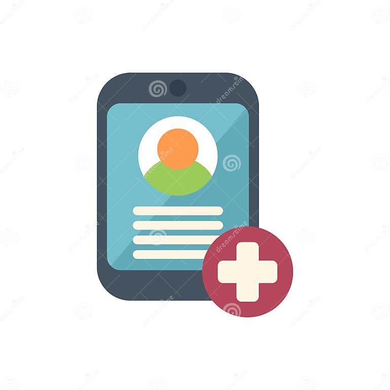 Smartphone Showing Contact Adding Screen with Plus Sign Icon Stock ...