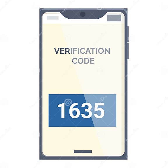 Smartphone Showing Verification Code on Screen for 2 Step ...