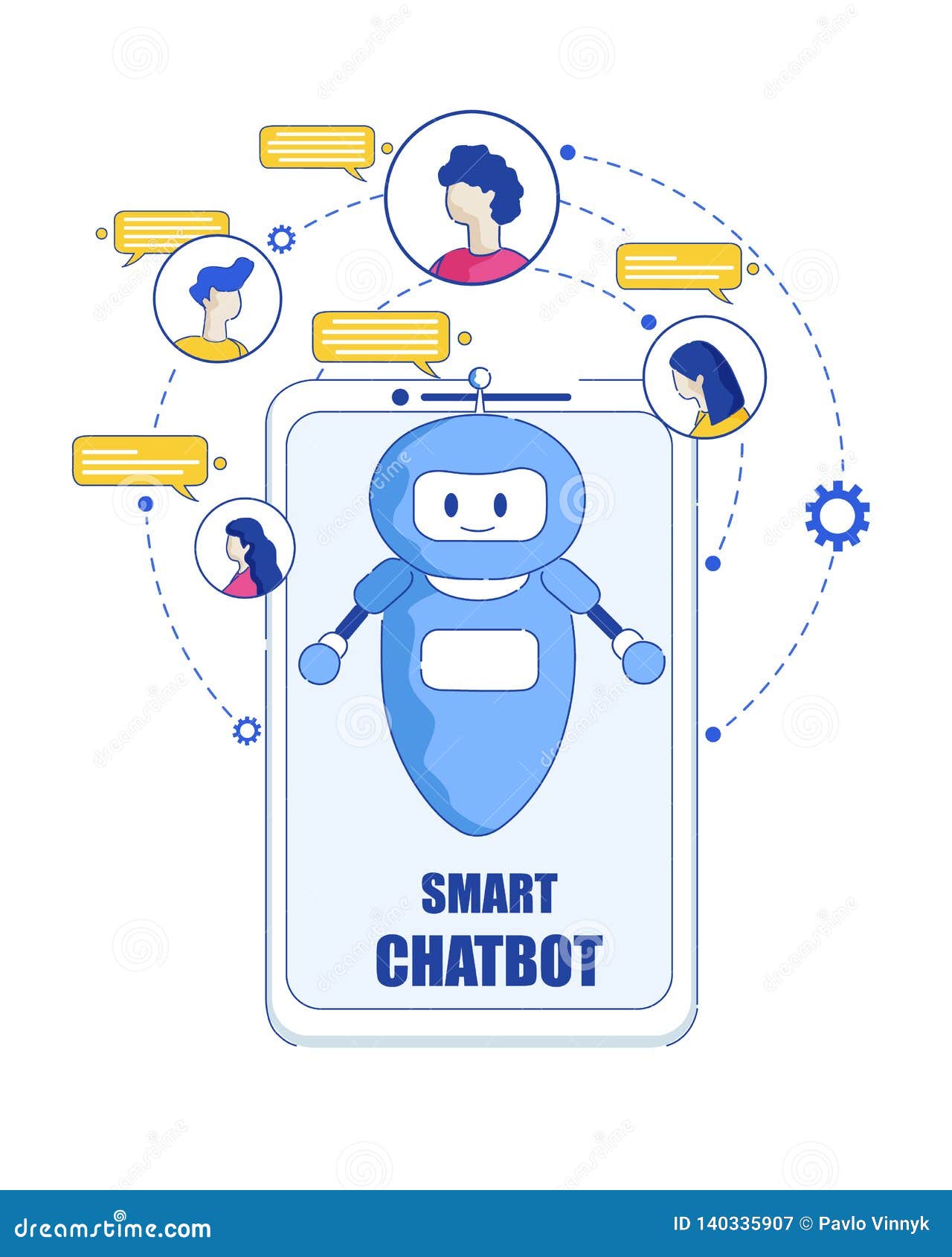 Blue Chatbot Stock Illustrations – 1,498 Blue Chatbot Stock ...