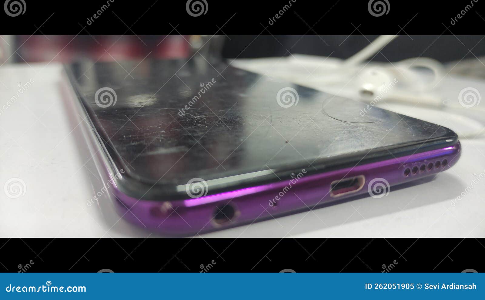 Smartphone Snapped from Corner Side Stock Image - Image of multimedia ...