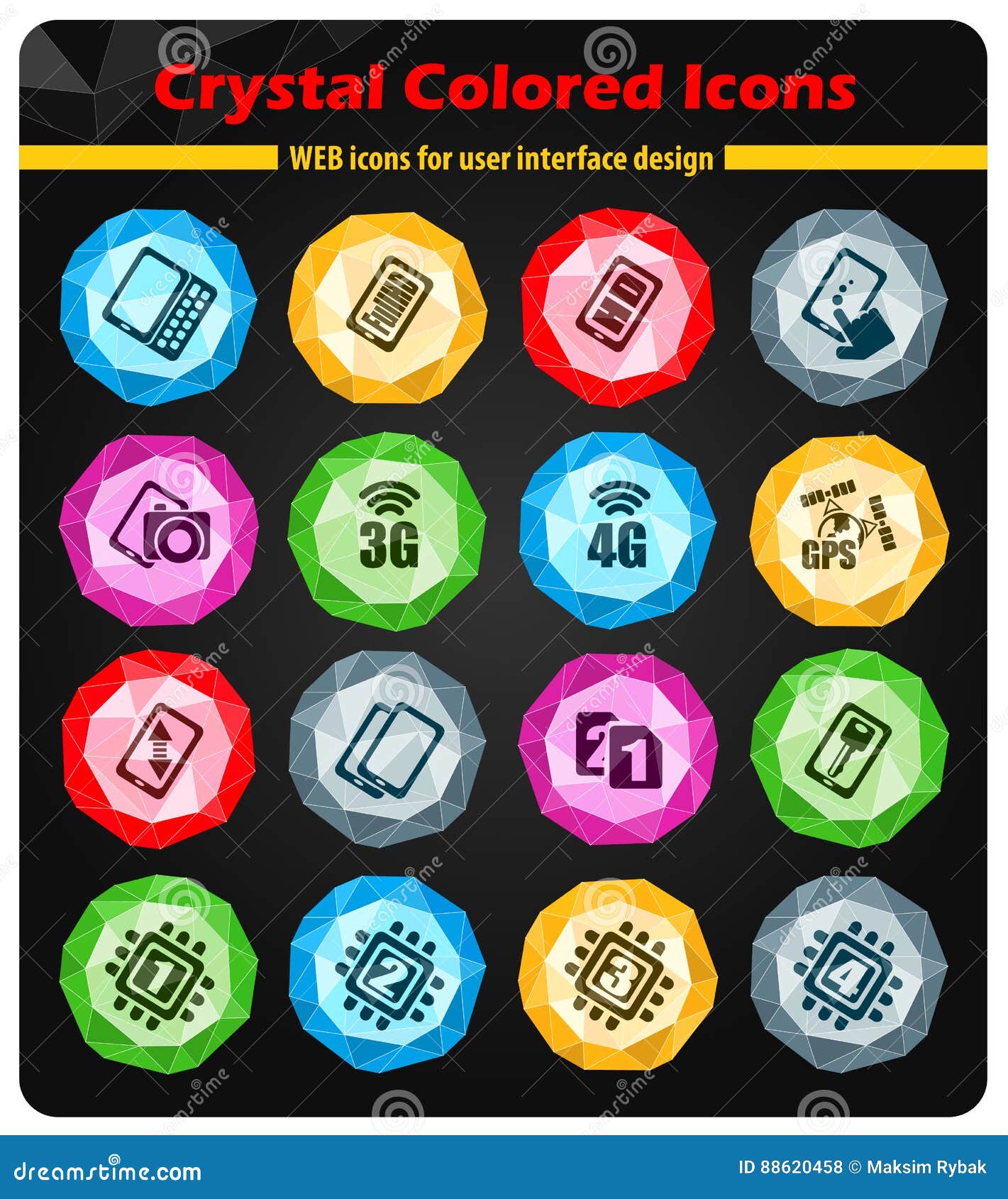 Smartphone, Specifications and Functions Stock Illustration ...