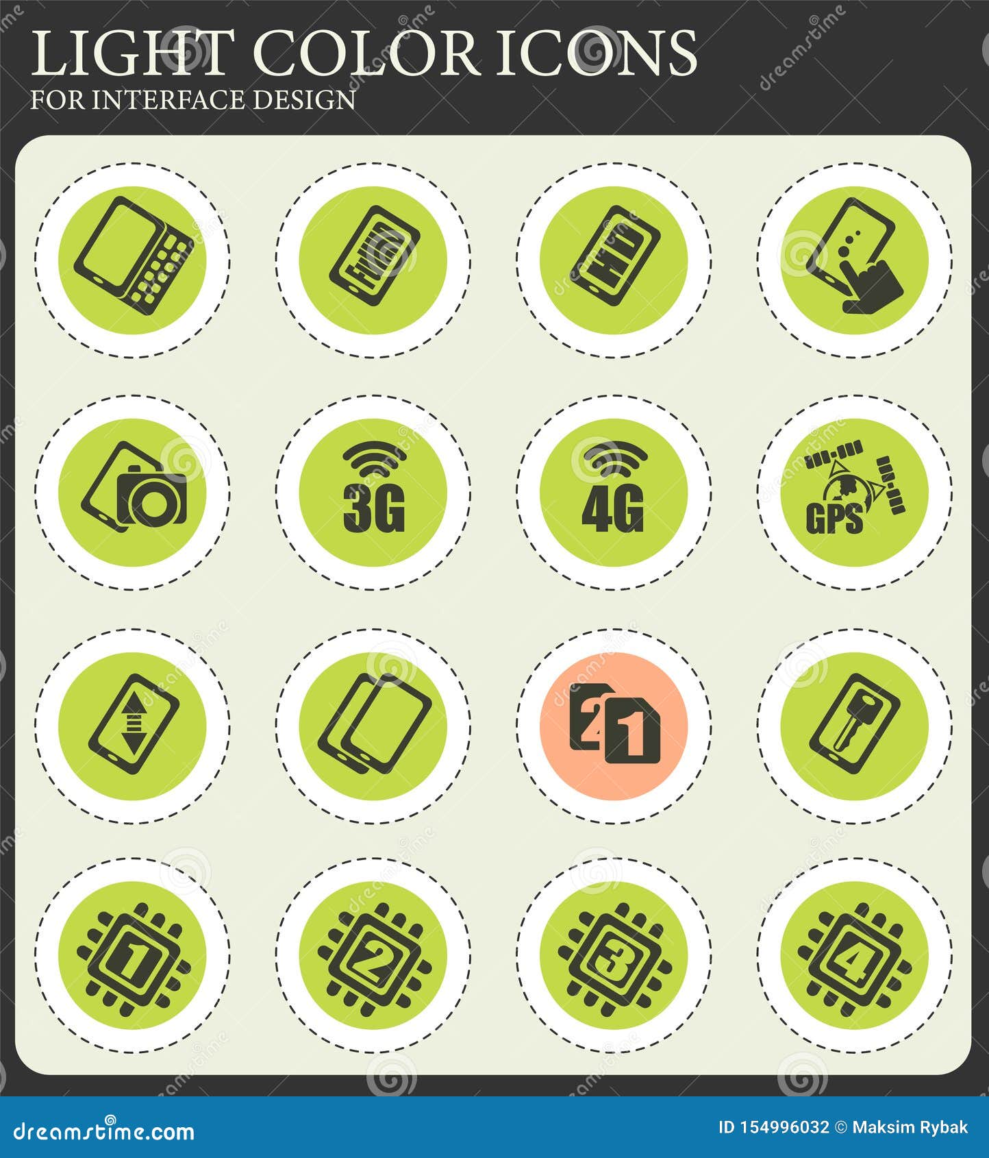 Smartphone, Specifications and Functions Stock Vector - Illustration of ...