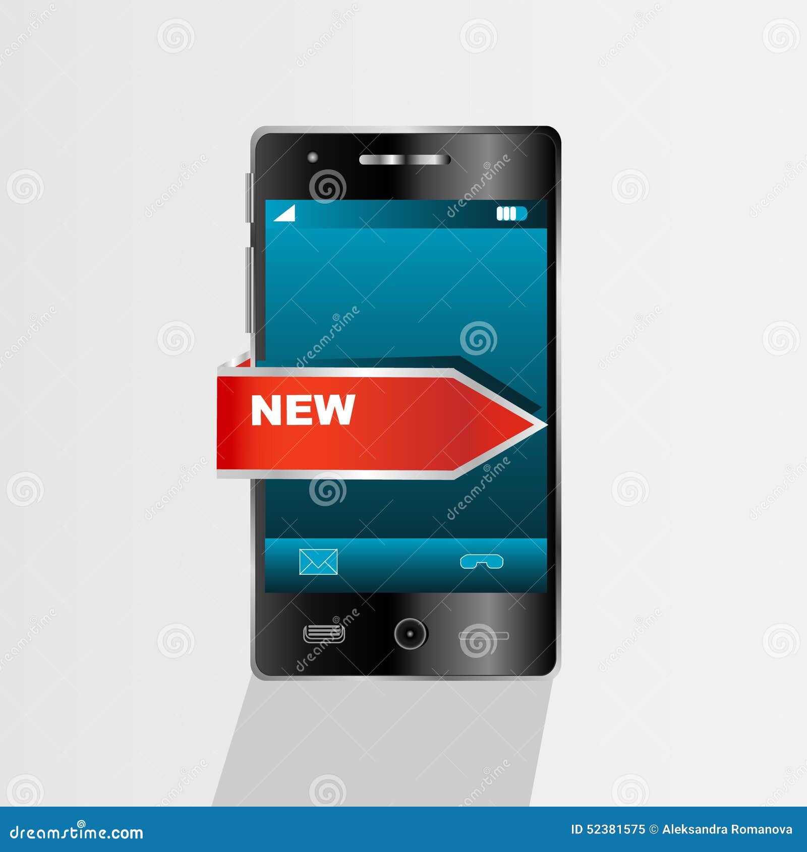 Smartphone stock vector. Illustration of liquid, laptop - 52381575