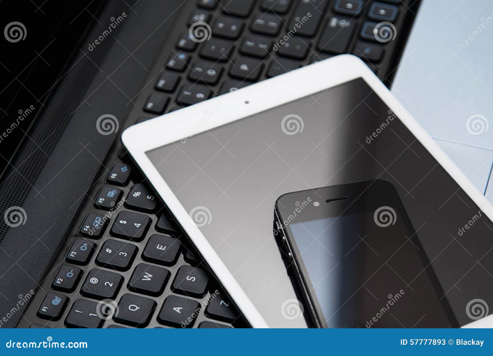 Smartphone, Tablet and Laptop Stock Image - Image of laptop, internet ...