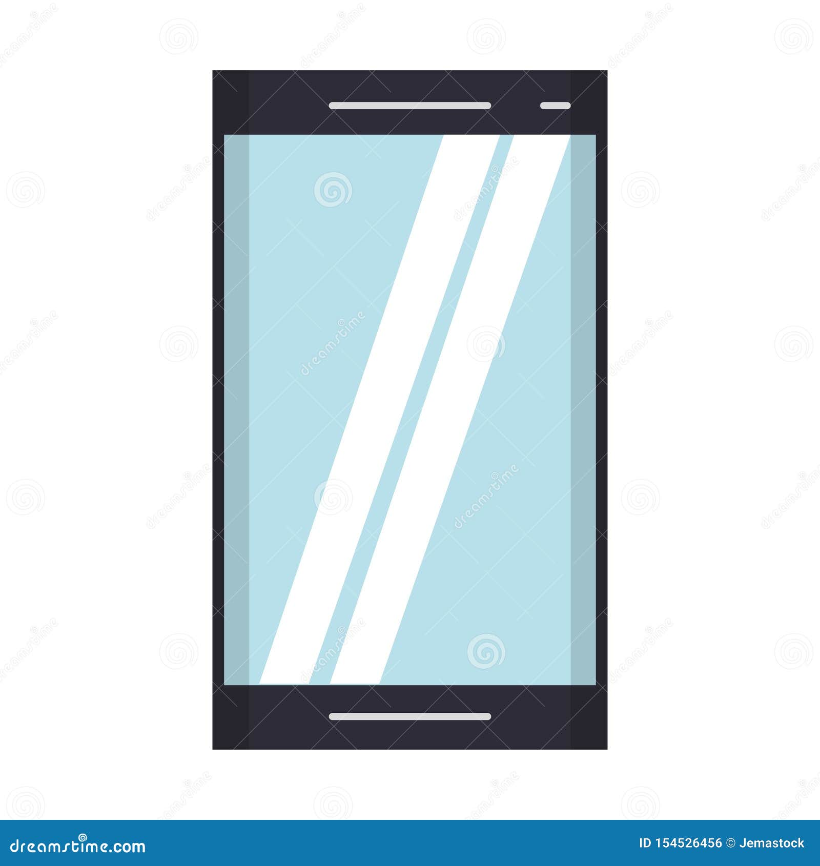 Smartphone Technology Mobile Device Cartoon Stock Vector - Illustration ...