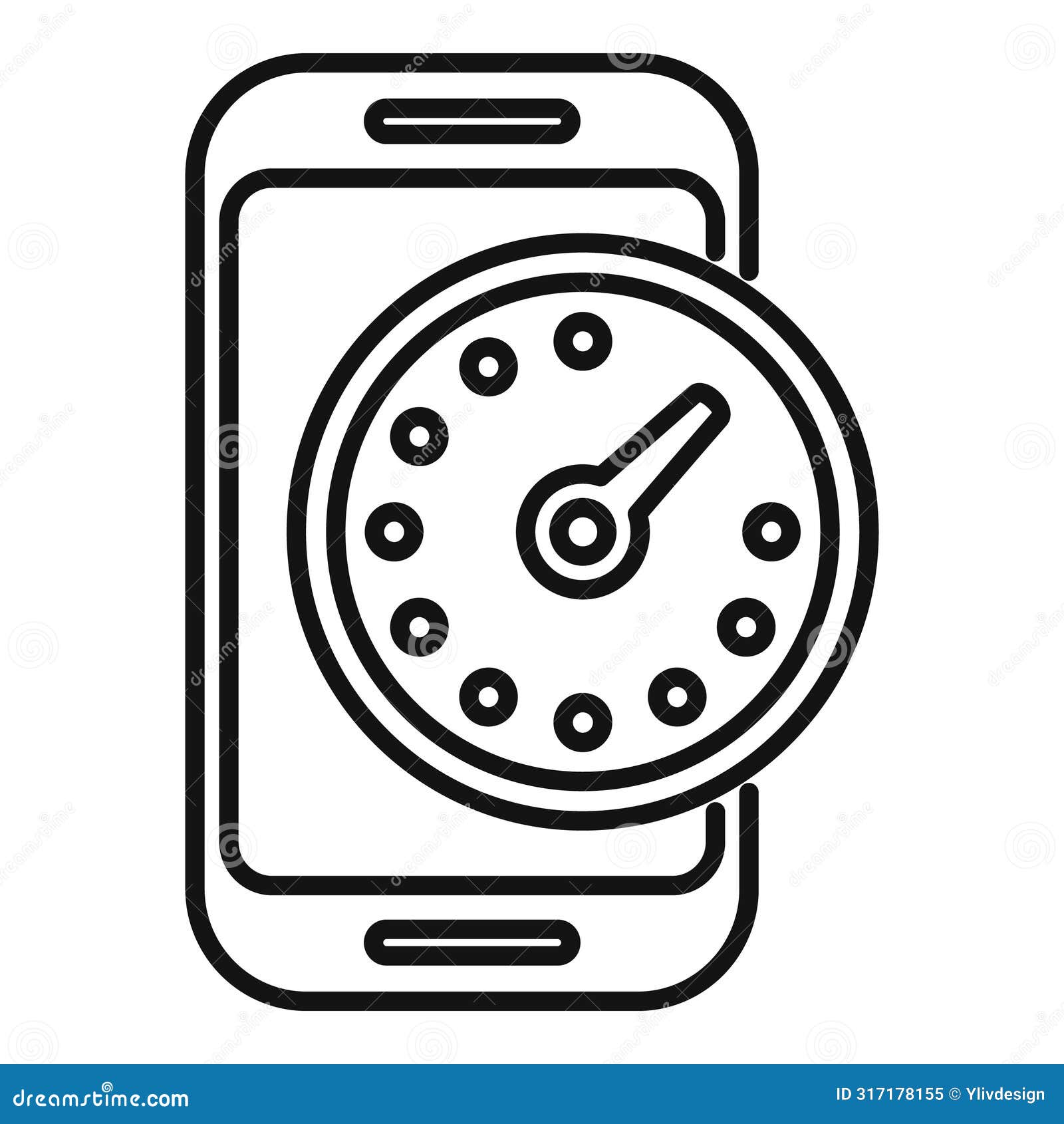Timekeeper Icon Outline Vector. Hour Timer | CartoonDealer.com #238910087