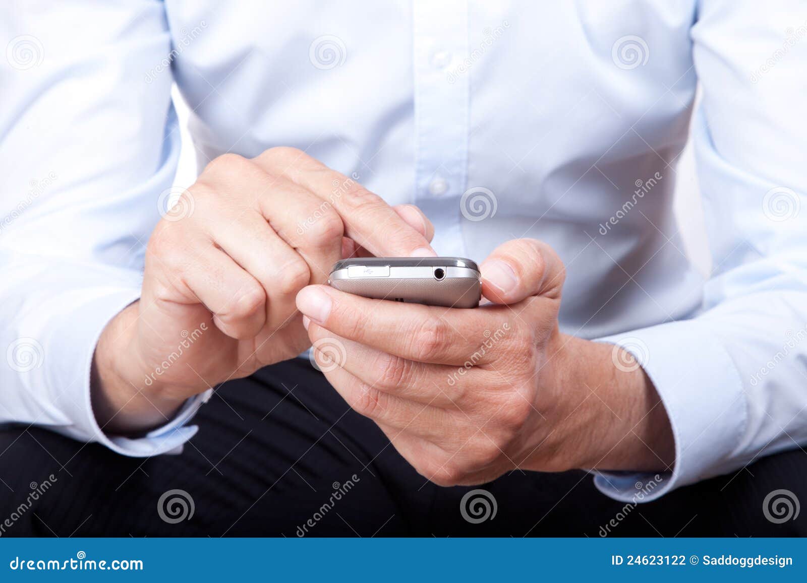Smartphone User stock photo. Image of hand, telehone - 24623122