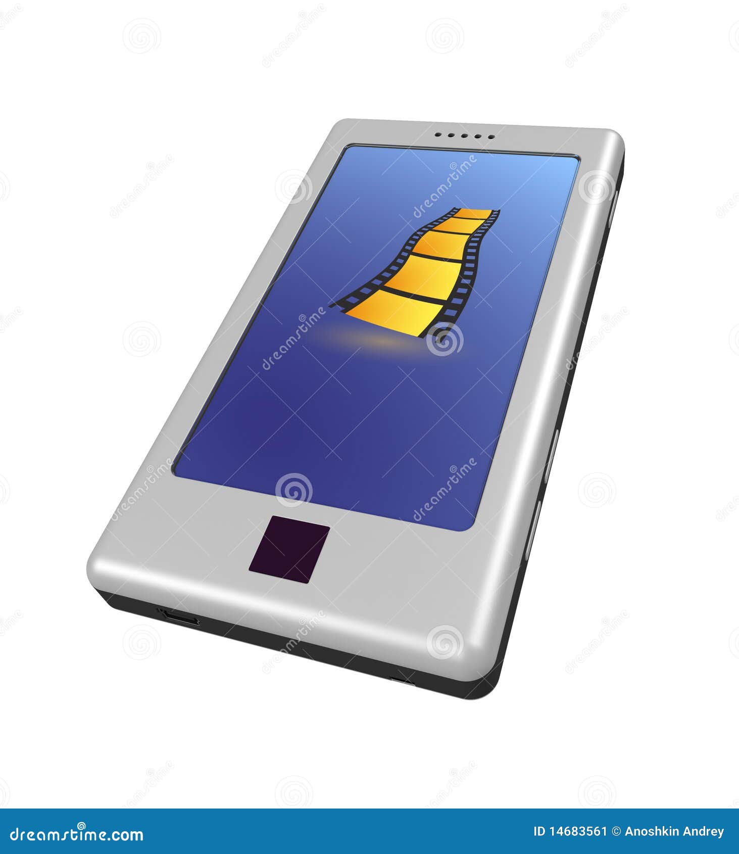 Smartphone - video stock illustration. Illustration of dialing - 14683561