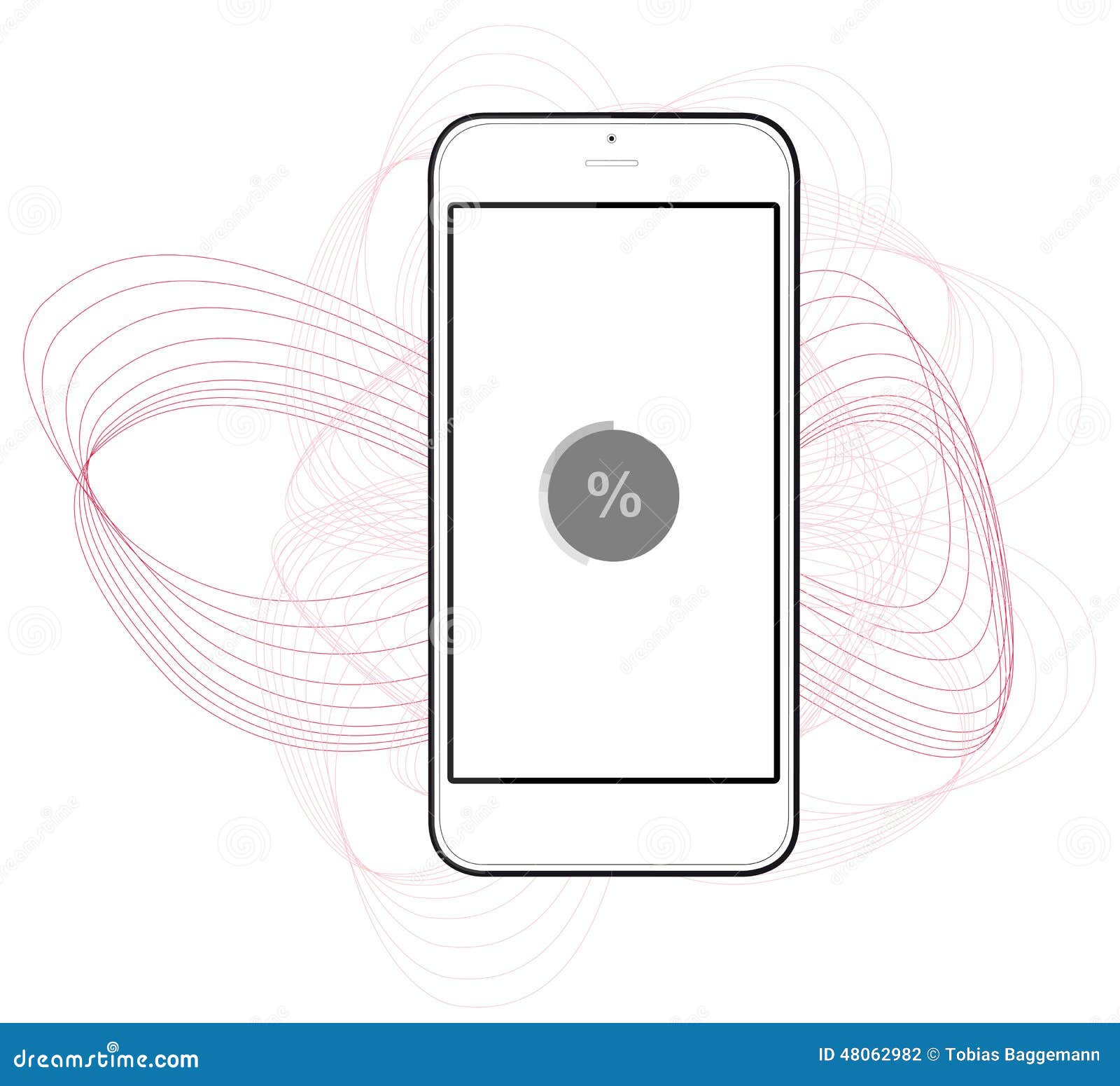 Smartphone Visual Illustration Stock Illustration - Illustration of ...