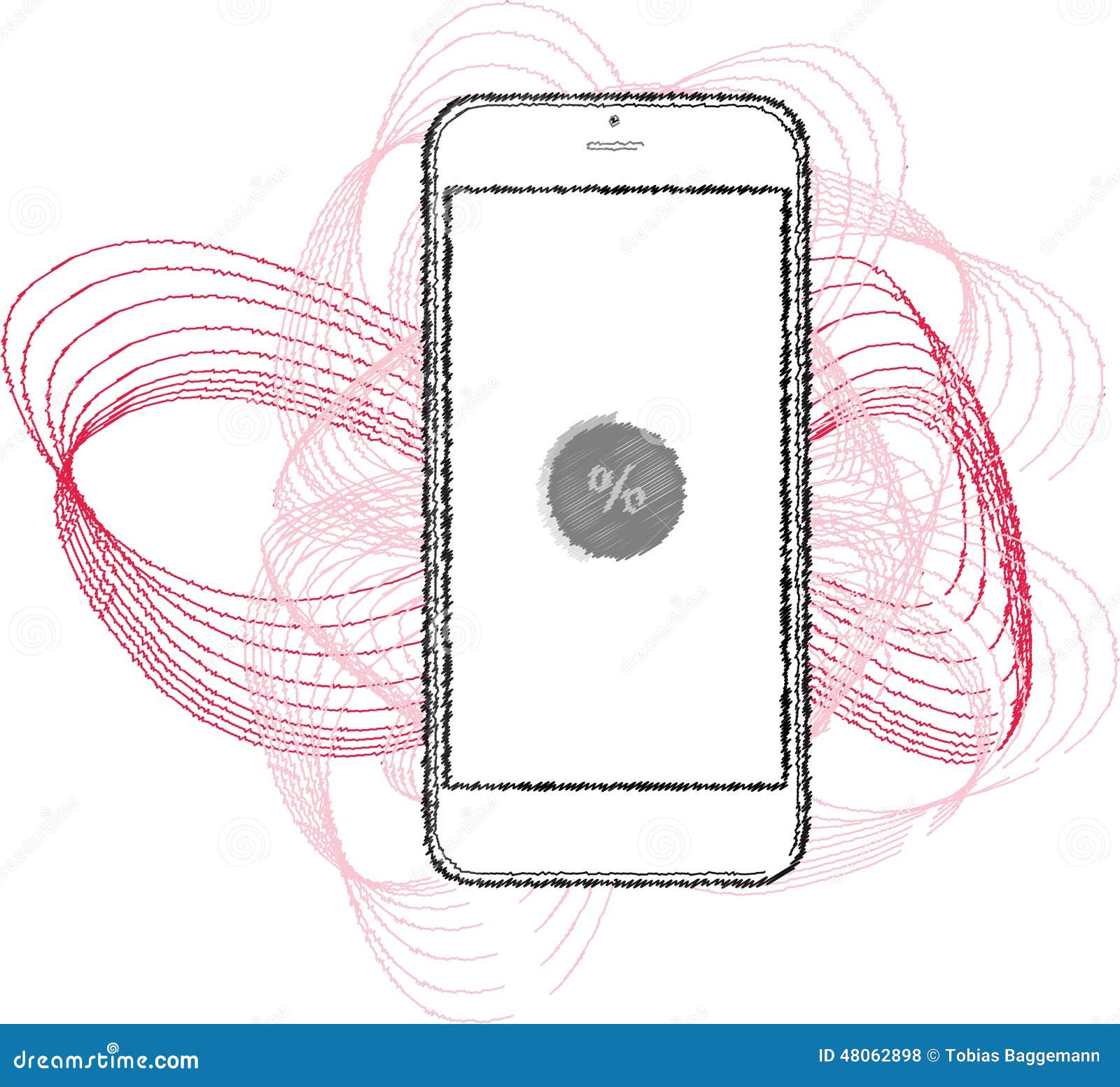 Smartphone Visual Illustration Stock Illustration - Illustration of ...