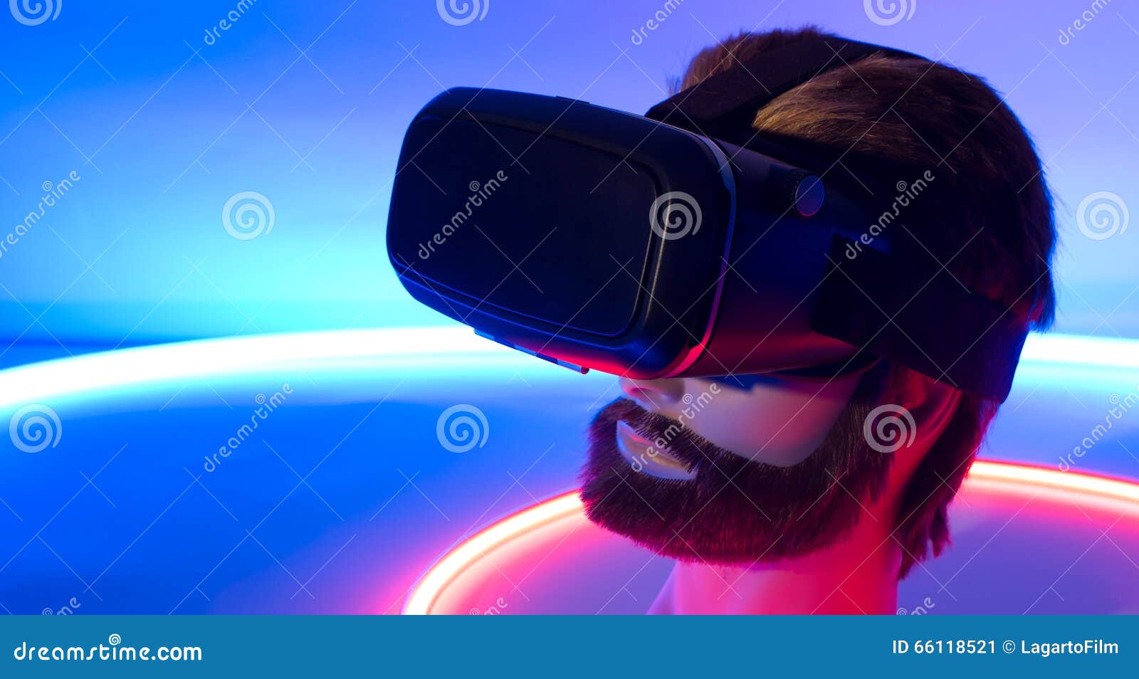 Smartphone Vr 360 3D Virtual Reality Goggles Stock Image - Image of ...