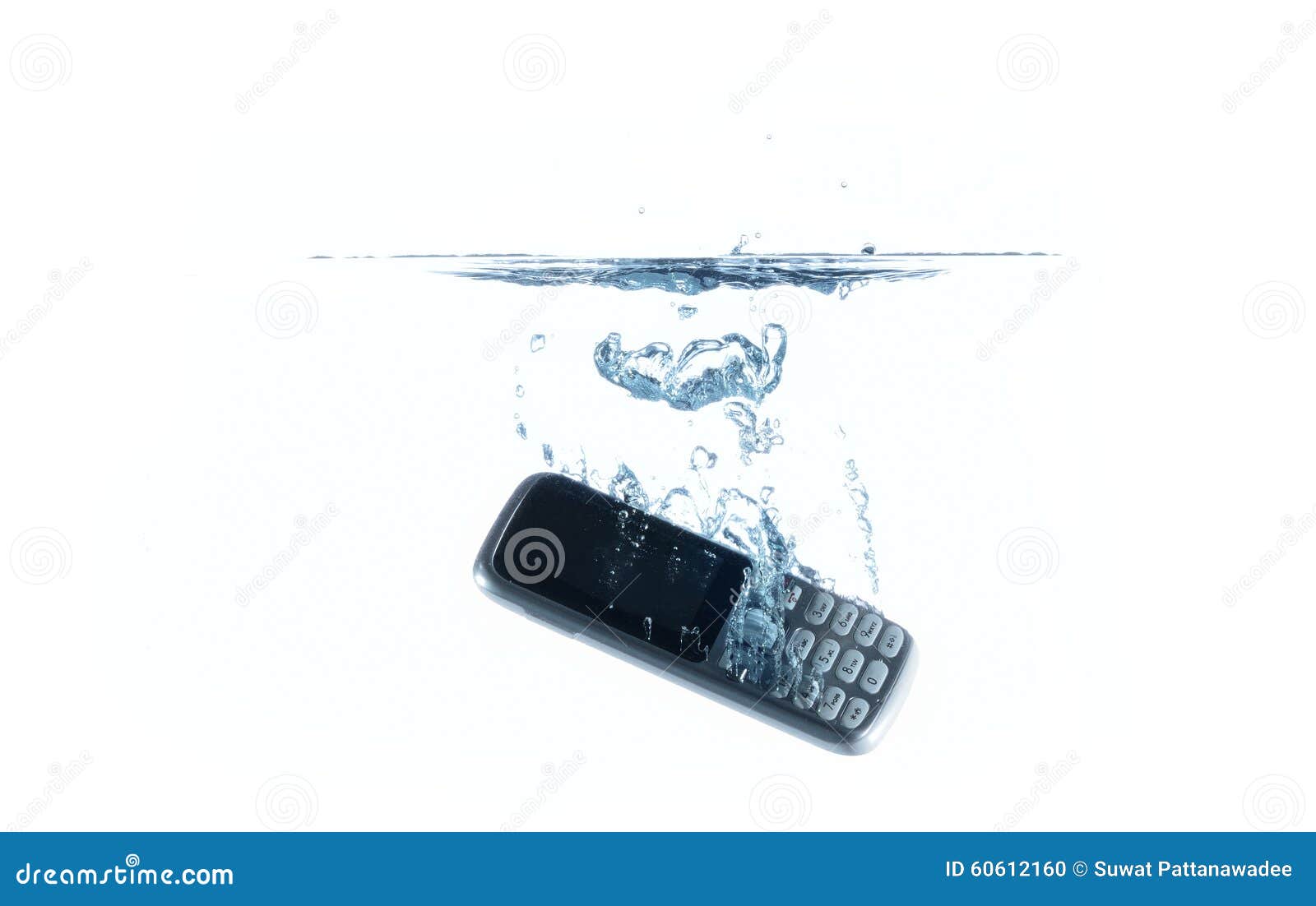 Smartphone in Water and Splash. Stock Photo - Image of touchscreen ...