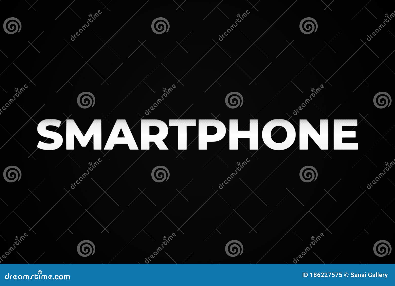 Smartphone word design stock illustration. Illustration of number ...