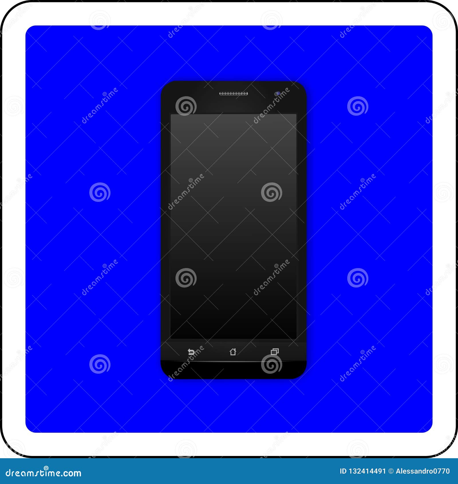 Smartphones allowed sign stock illustration. Illustration of permitted ...