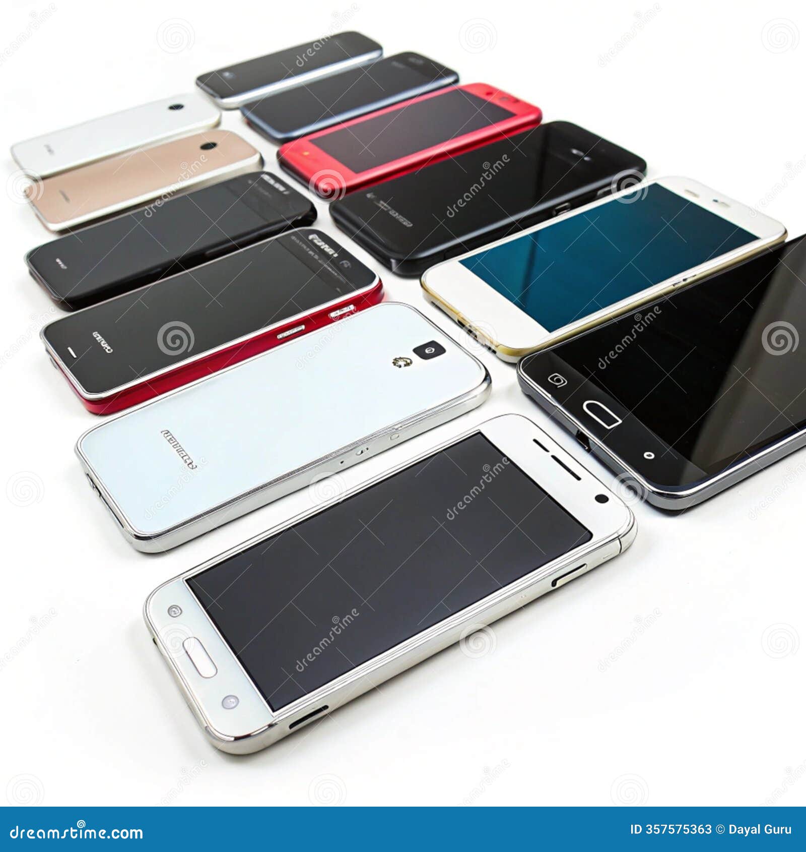 Smartphones vector element stock illustration. Illustration of ...