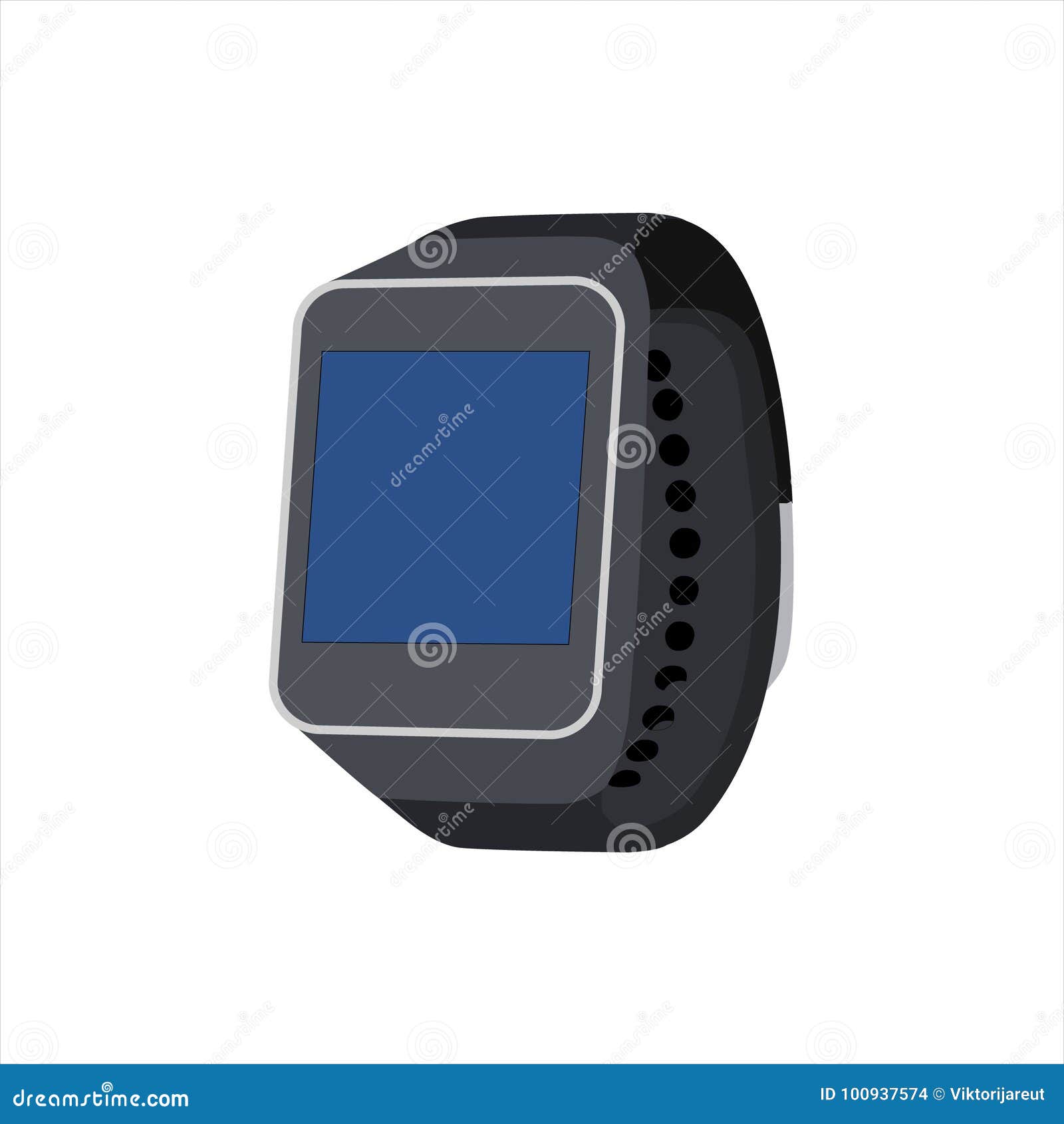 Smartwatch icon stock illustration. Illustration of screen - 100937574