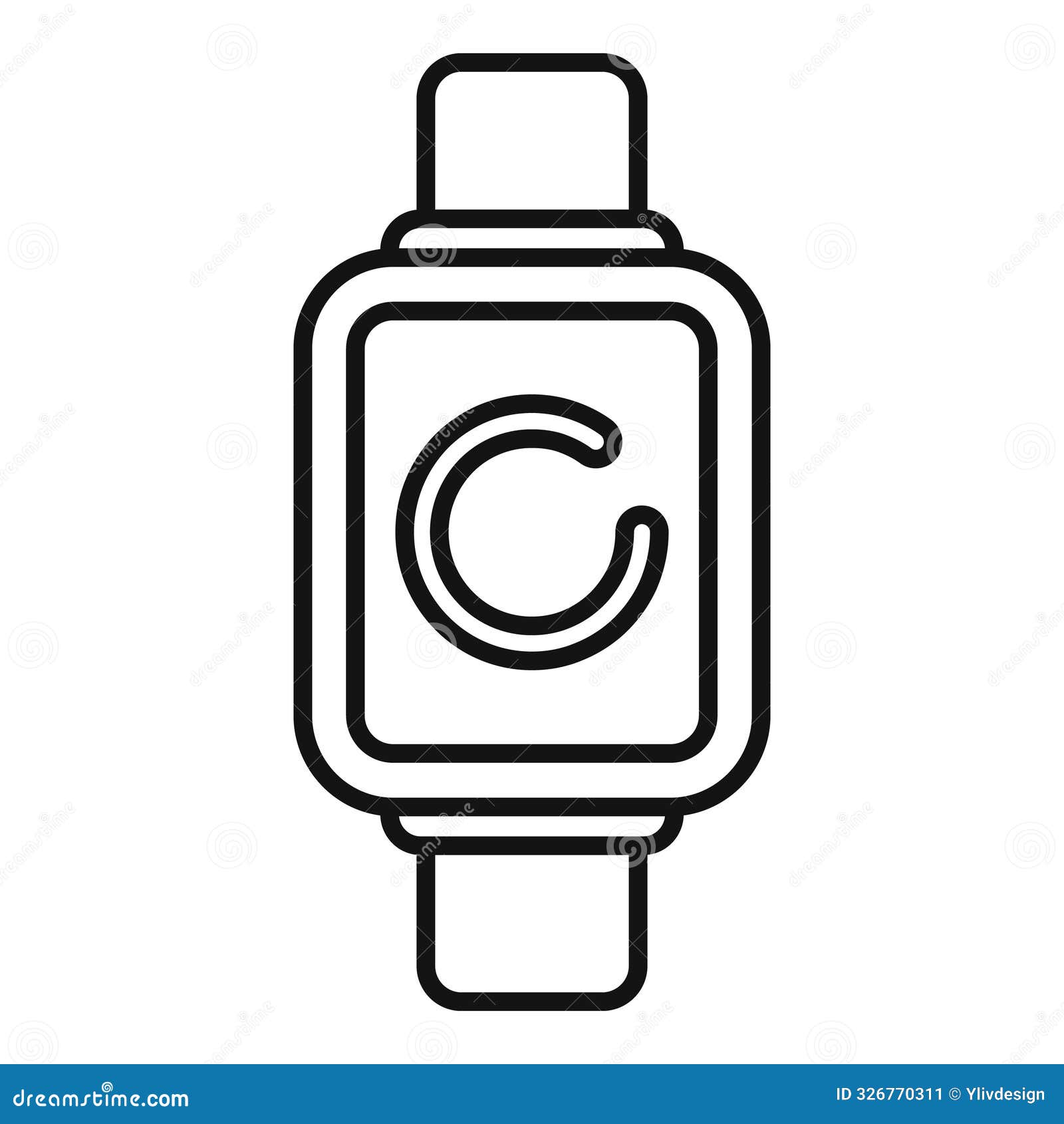 Smartwatch Showing 9000 Steps Walking App Icon Stock Photography ...