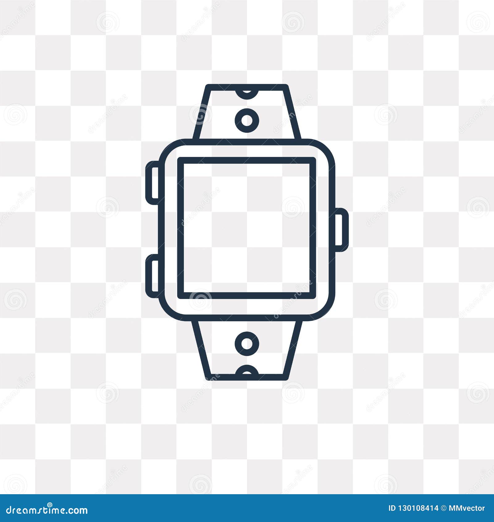 Vector Modern Smartwatch Icon Transparent Background Clipart And ...