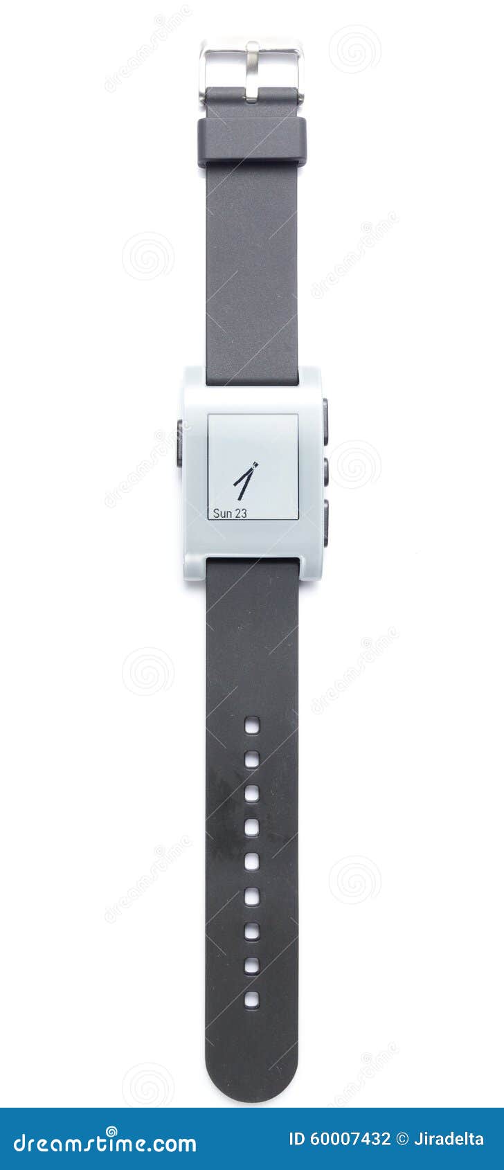 Smartwatch on White Background Stock Photo - Image of digital, modern ...