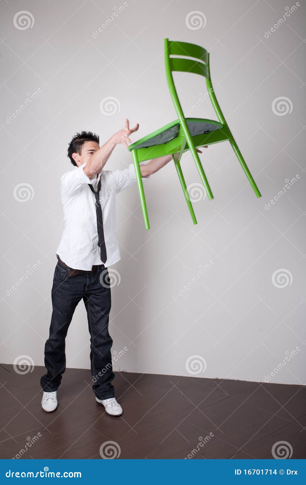 Smash the chair stock photo. Image of lifestyle, caucasian - 16701714
