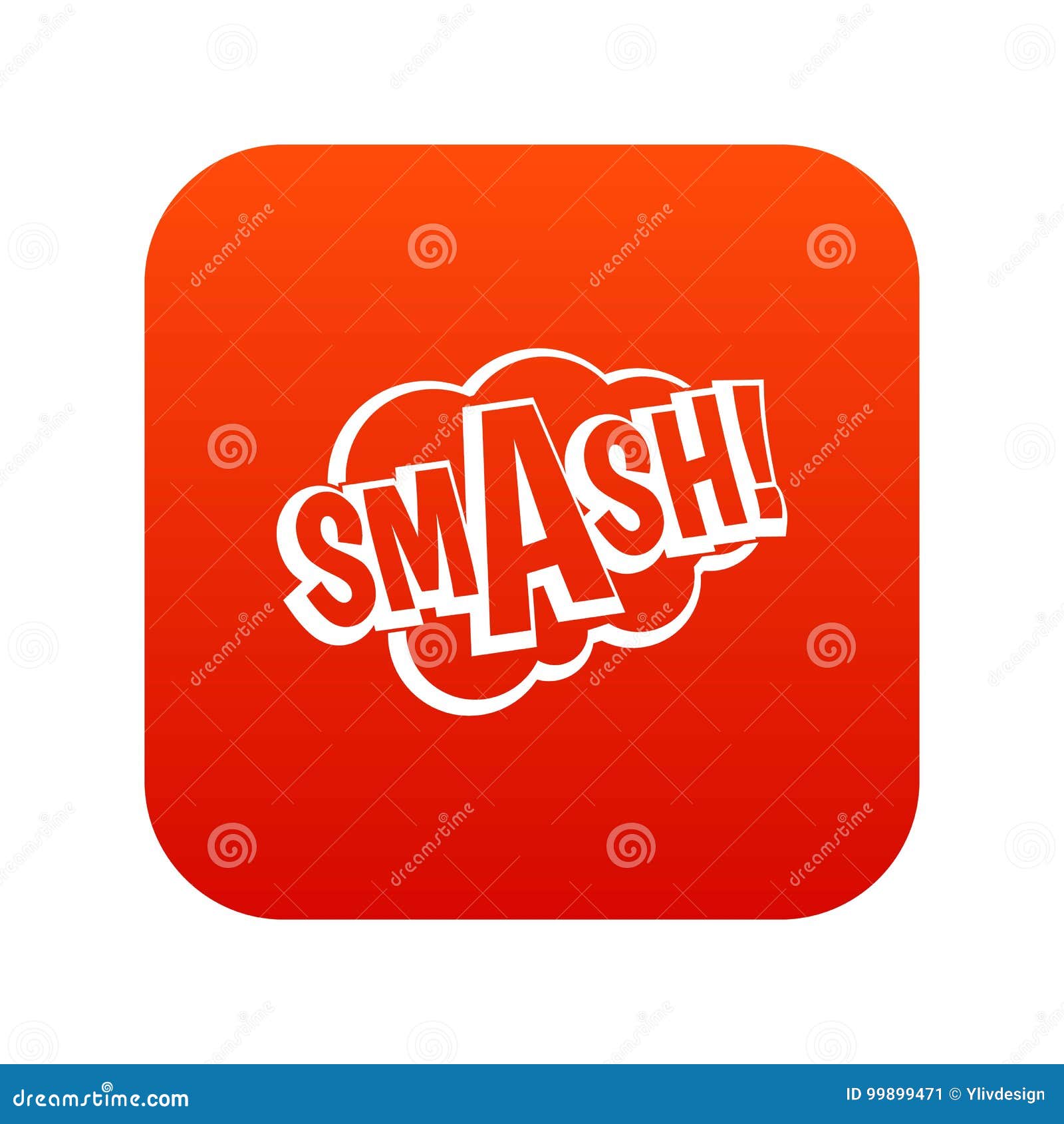 SMASH! Comic Word Cartoon Vector | CartoonDealer.com #47729737