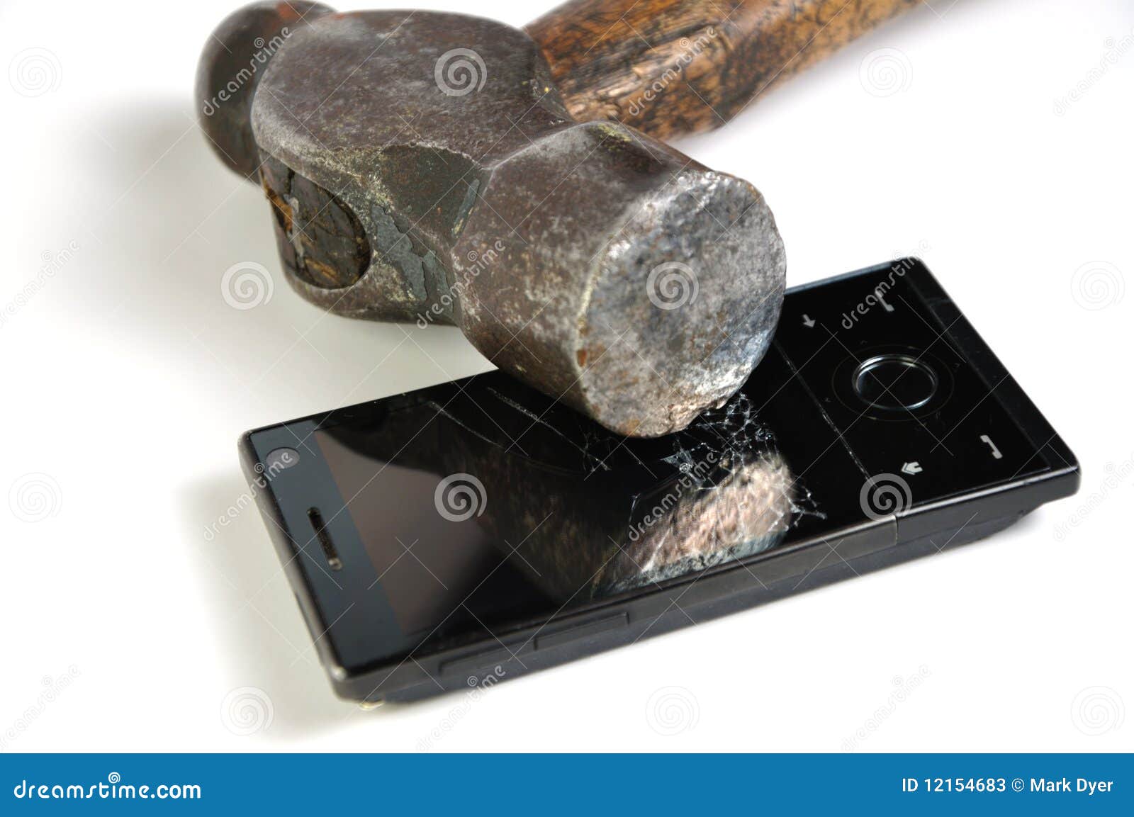 Smash the technology stock image. Image of glass, telecommunications ...