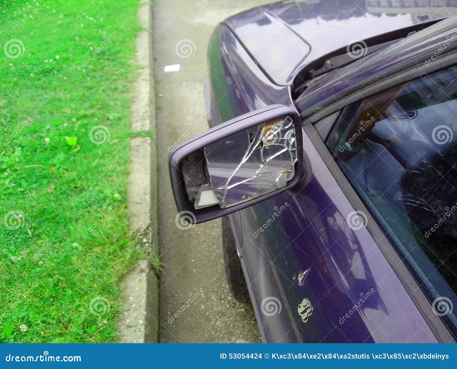 Smashed car stock photo. Image of travel, metal, shattered - 53054424