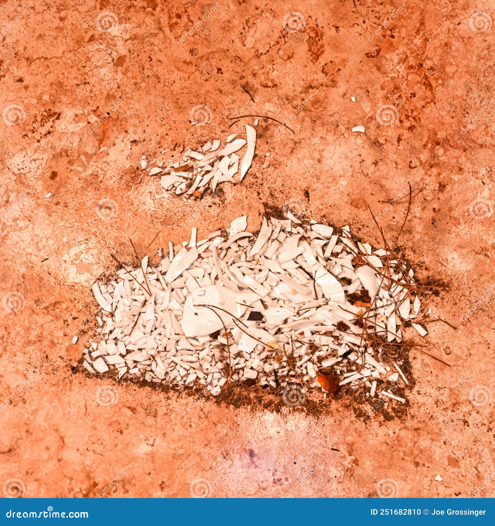 Smashed Ceramic Bowl Being Swept Up Stock Photo - Image of ceramic ...