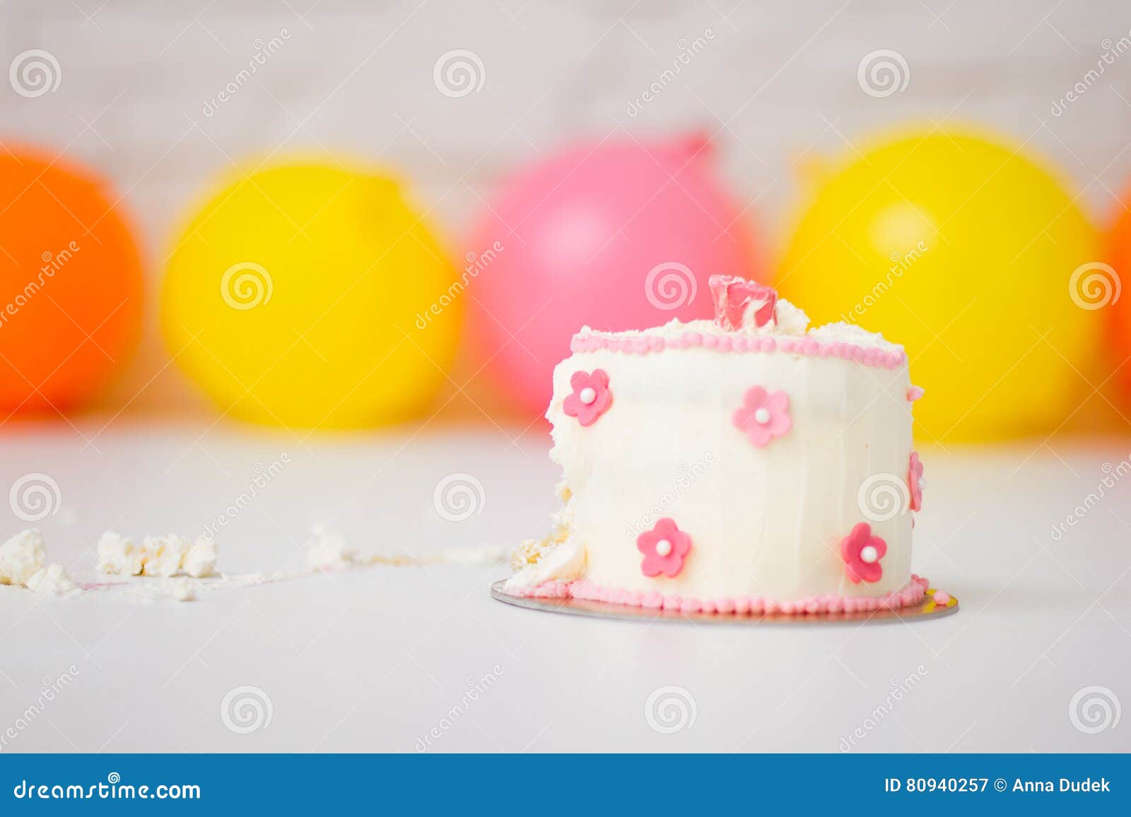 Smashed Up Birthday Cakes Stock Image | CartoonDealer.com #81047857
