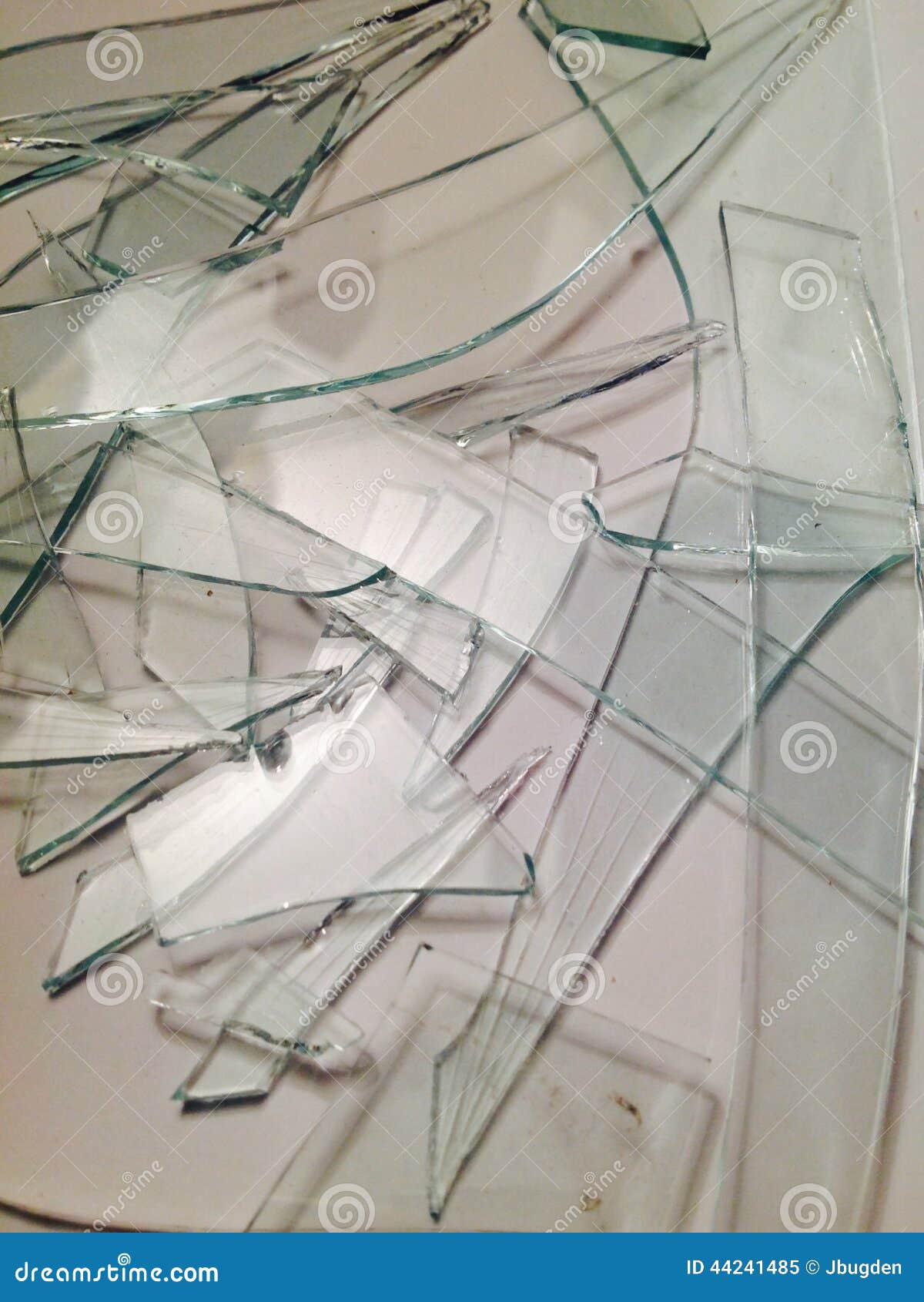 Smashed Glass Pieces on White Background Stock Image - Image of smashed ...