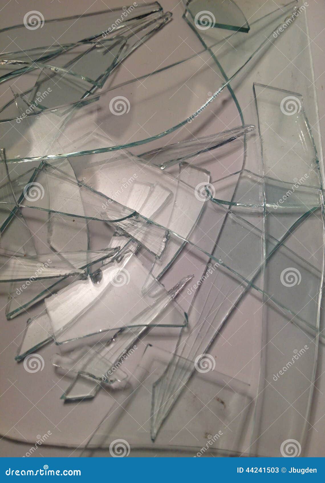 Smashed Glass Pieces on White Background Stock Image - Image of pattern ...