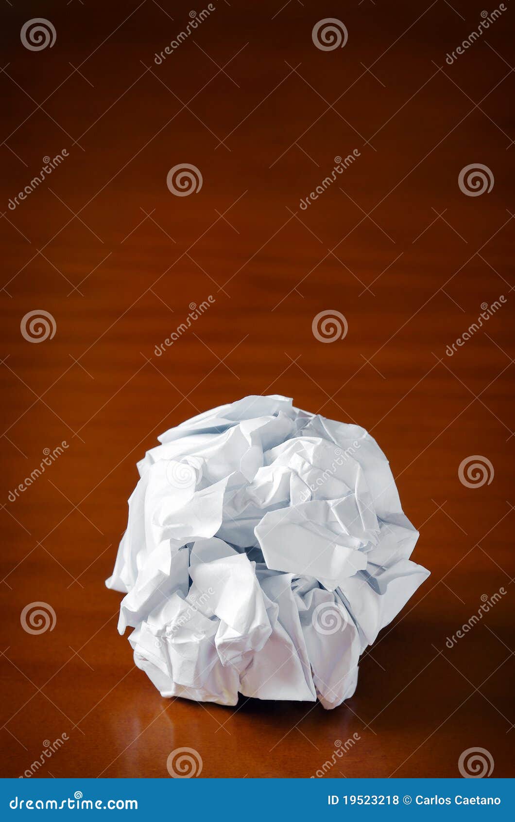 Smashed paper ball stock photo. Image of antique, creative - 19523218