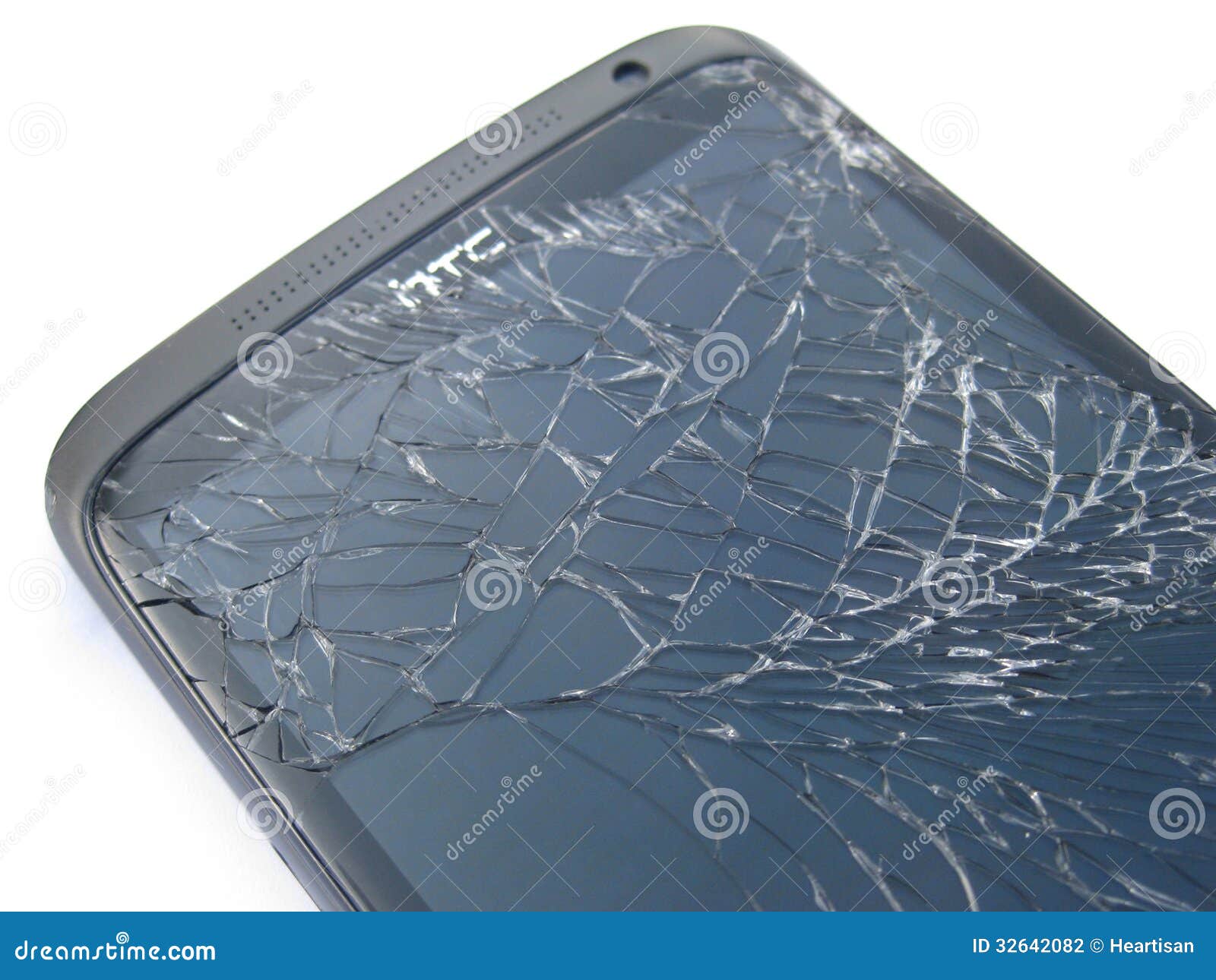 Smashed phone screen stock photo. Image of handset, dropped - 32642082