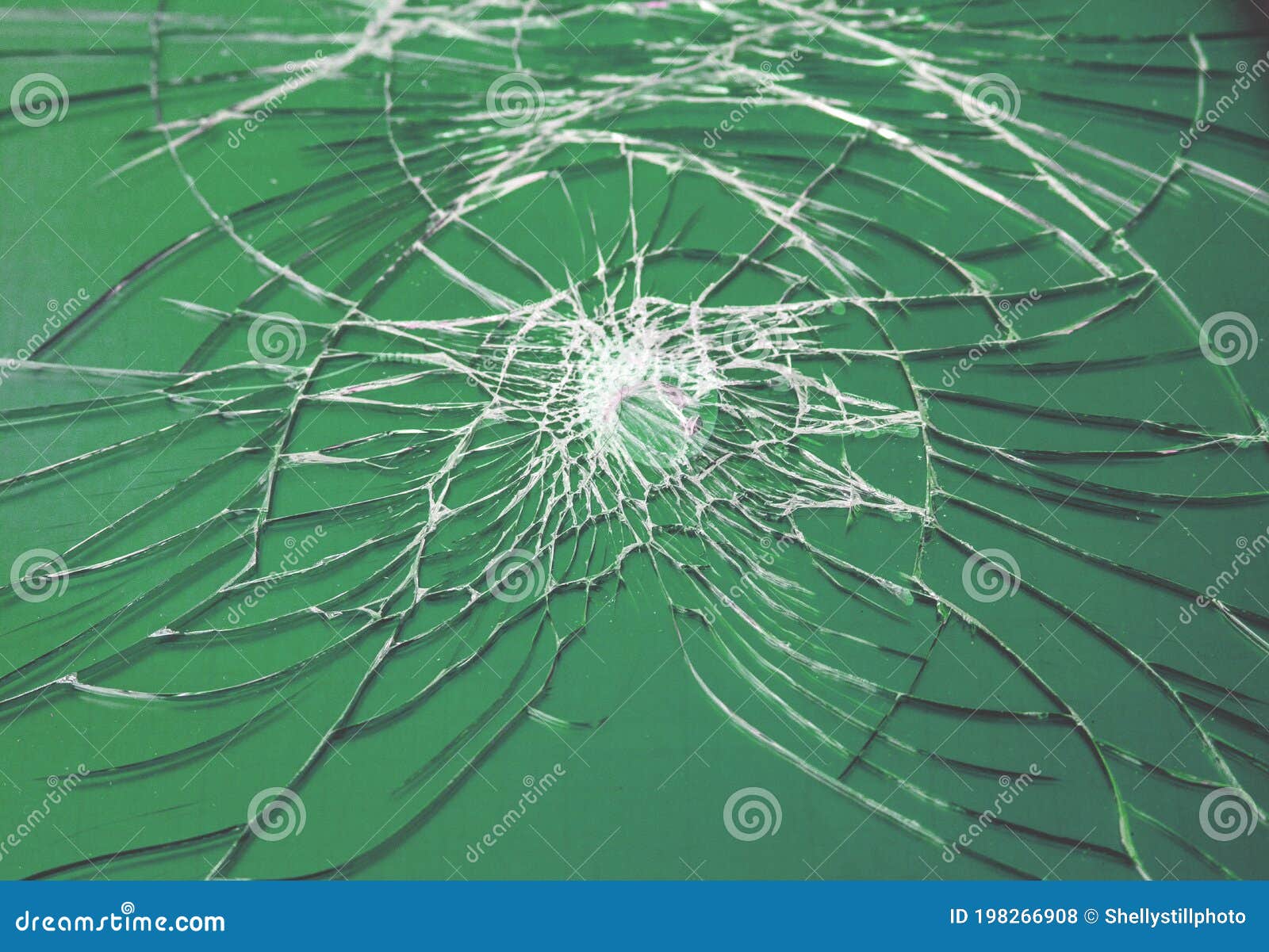 Smashed Screen Vandalised Broken Glass Close Up Stock Photo - Image of ...
