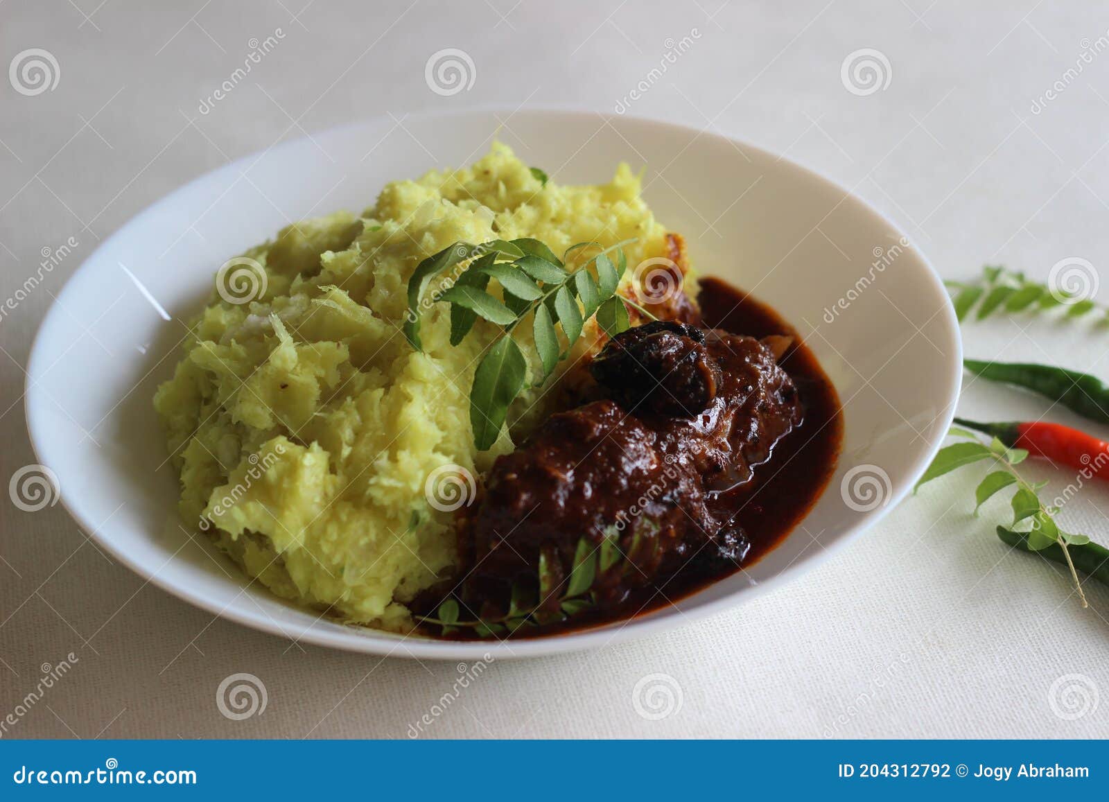 Kerala Traditional Boiled Tapioca Photos - Free & Royalty-Free Stock ...