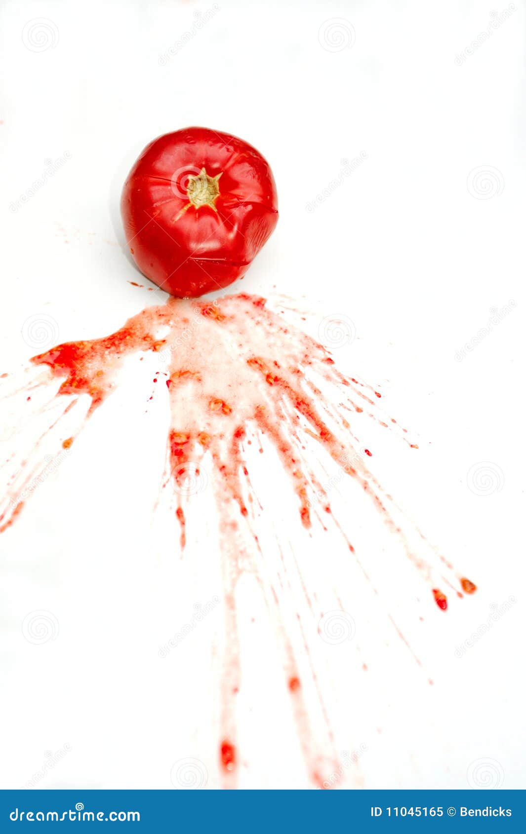 Smashed Tomato stock image. Image of diet, dropped, splattered - 11045165