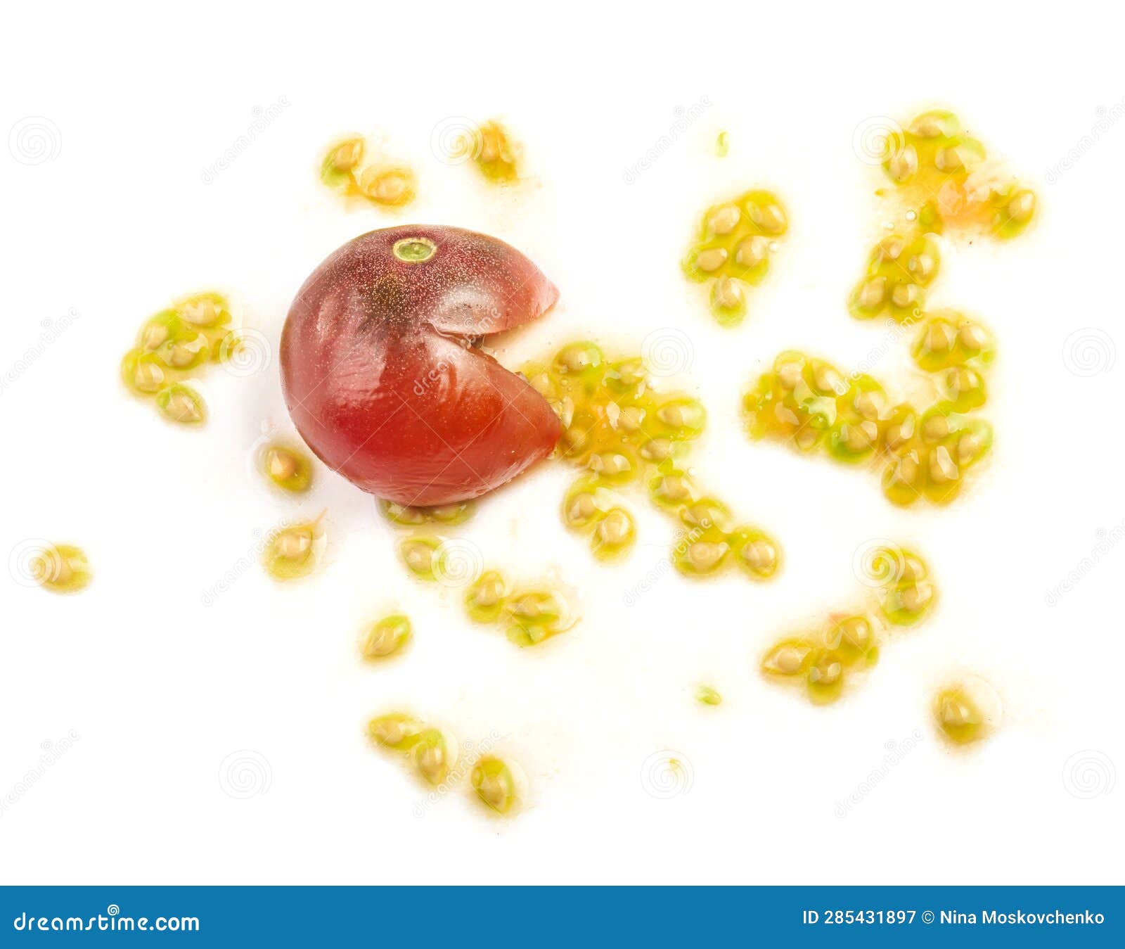 Smashed tomato stock image. Image of juicy, press, view - 285431897