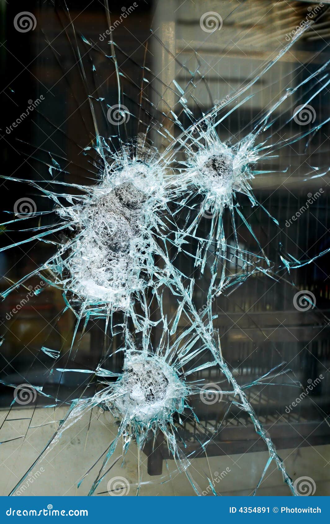 Smashed window stock image. Image of texture, spooky, burglary - 4354891