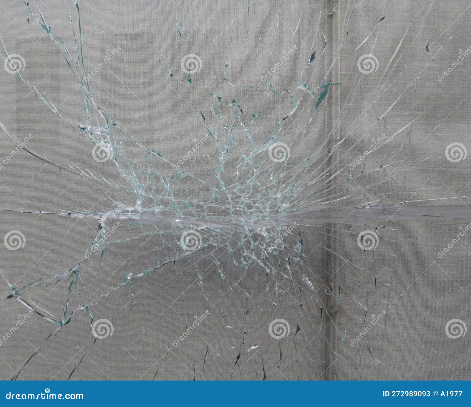 Smashed Window Frame Exterior In Abandoned WWII Building Stock Image ...