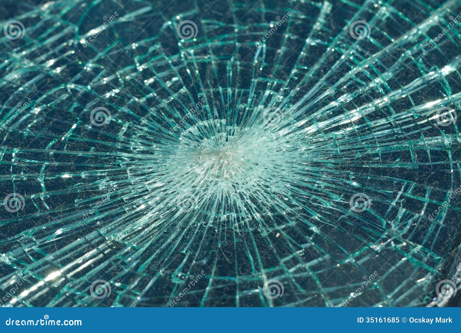 Smashed windscreen stock image. Image of crushed, fracture - 35161685