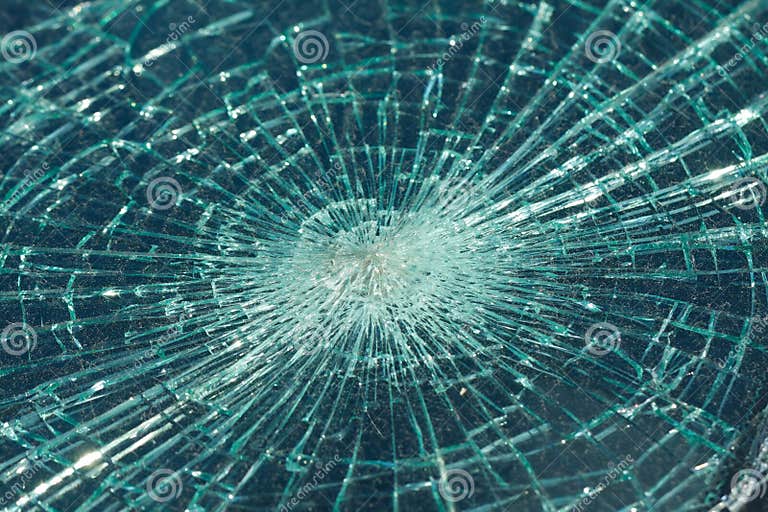 Smashed windscreen stock image. Image of crushed, fracture - 35161685