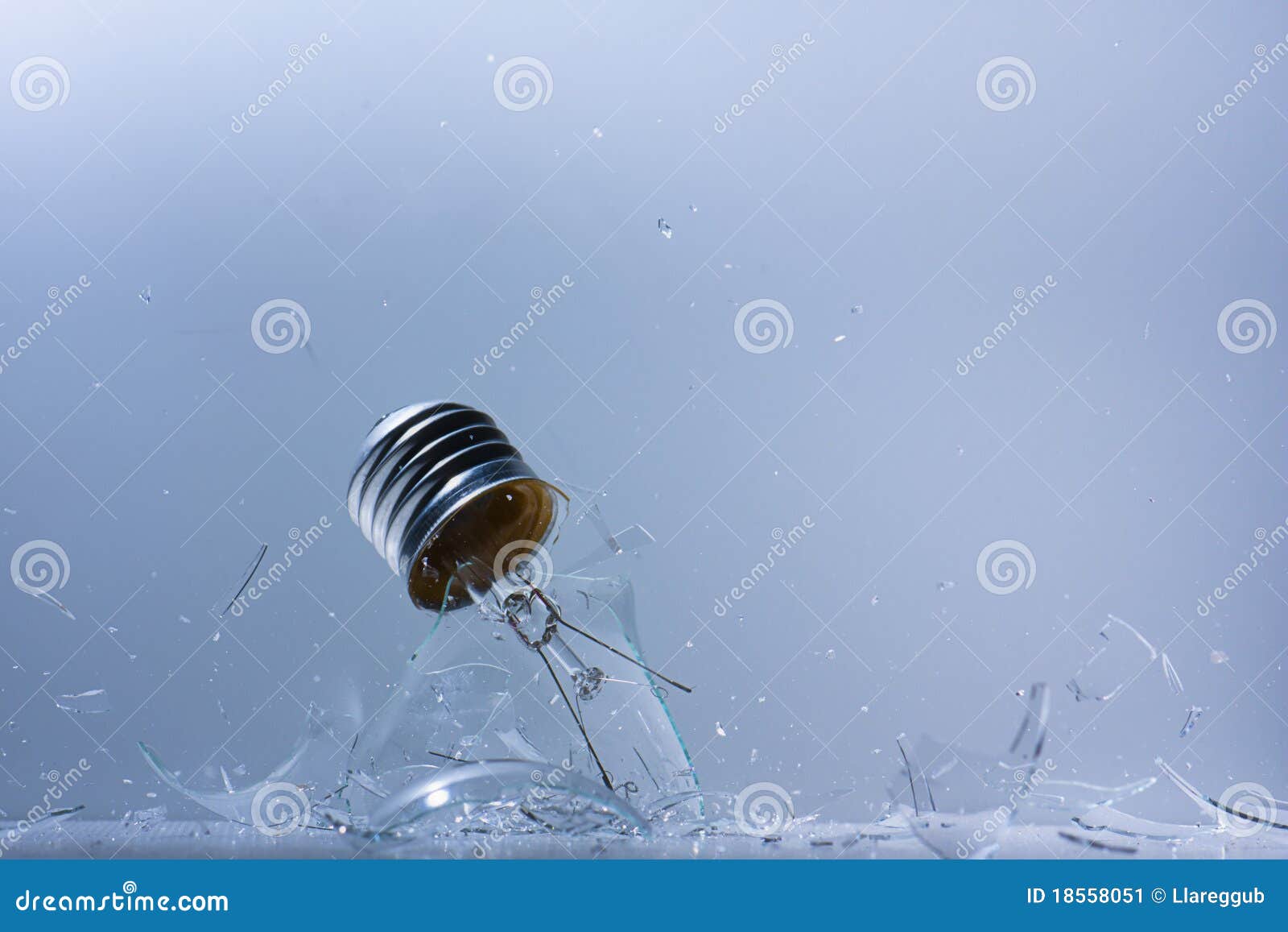 Smashing light bulb stock image. Image of domestic, burst - 18558051