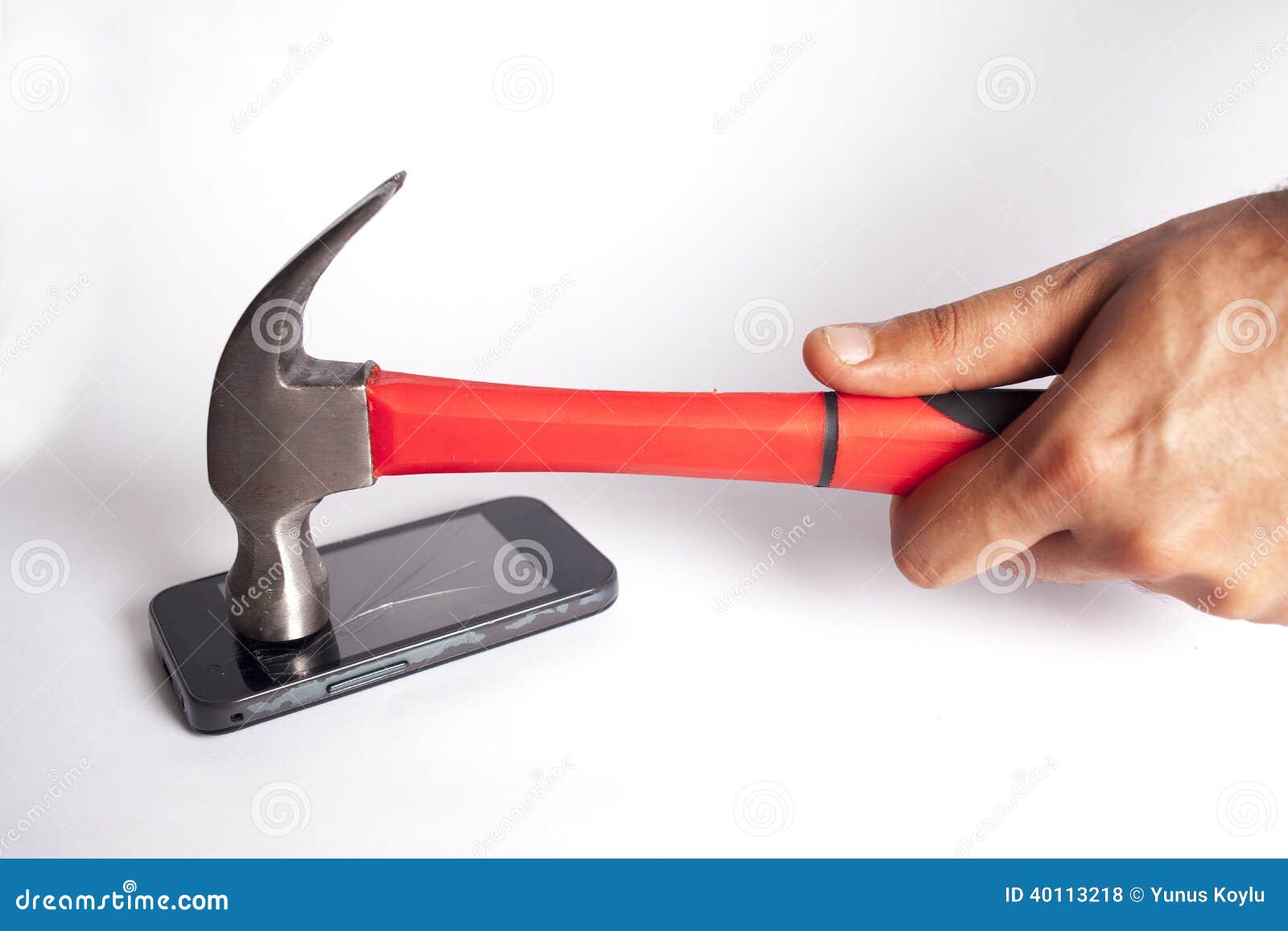 Smashing Phone stock photo. Image of clenching, displeased - 40113218